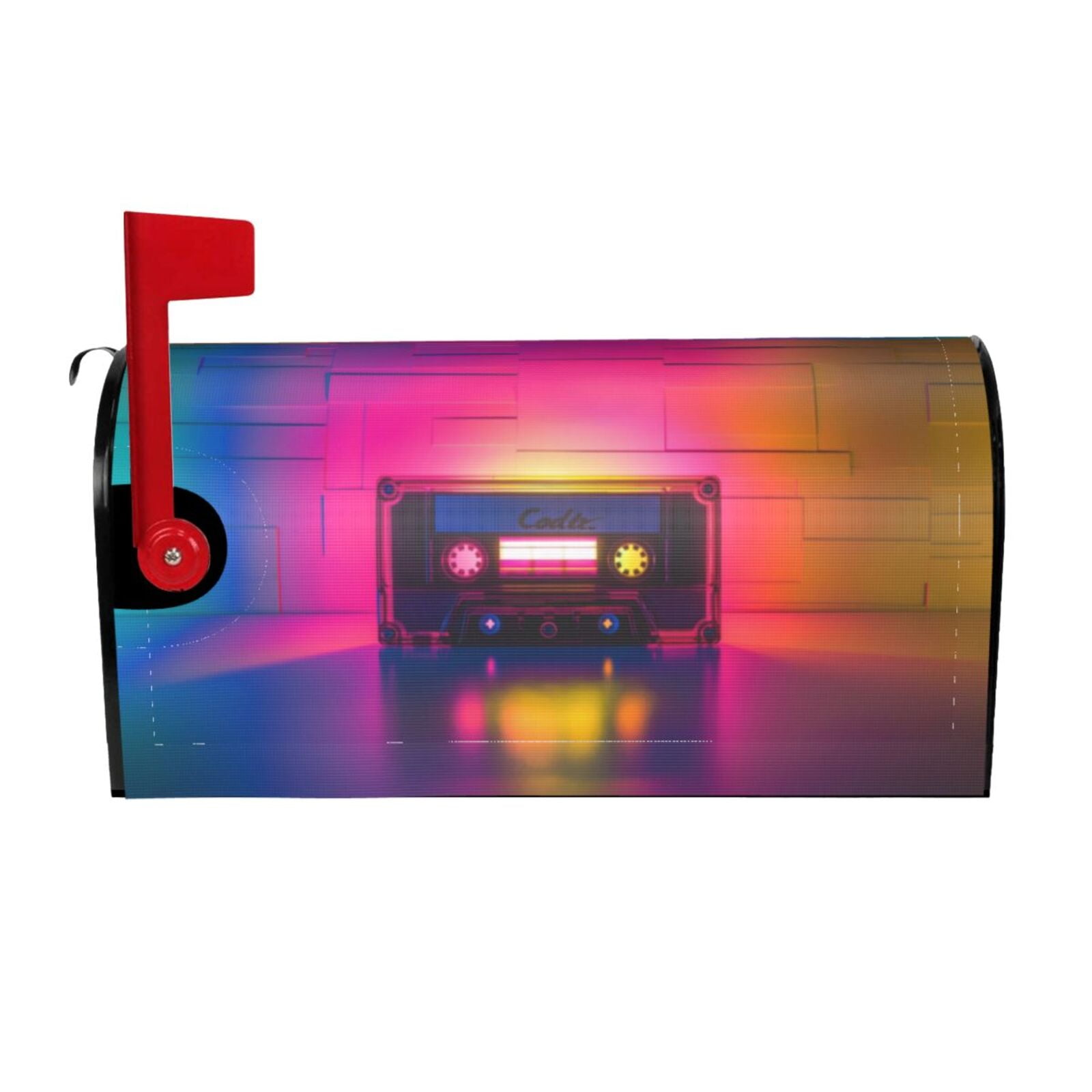 Mailbox Covers, Neon Cassette Tape Welcome Cute Mailbox Cover Magnetic ...