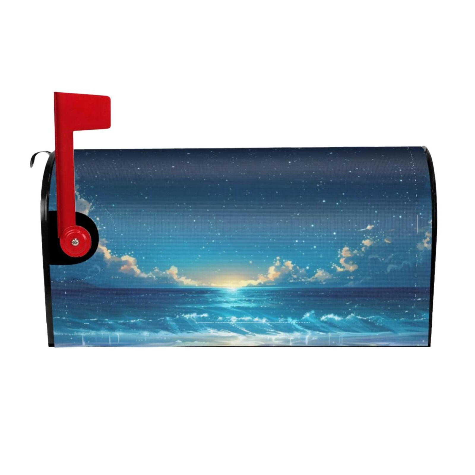 Mailbox Covers Night Sky Beach Scene Waterproof mail Box Covers ...
