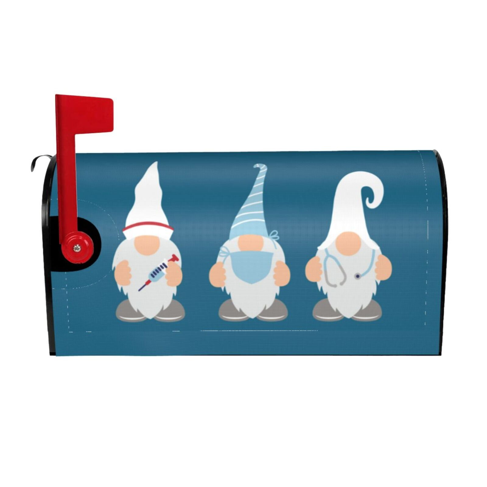 Mailbox Covers, Nurse Doctor Gnomes Welcome Cute Mailbox Cover Magnetic ...