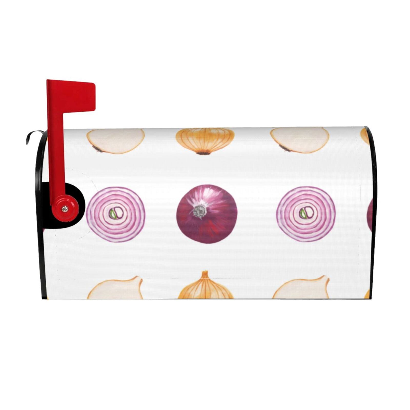 Mailbox Covers, Onion Minimalist Cute Welcome Mailbox Cover Magnetic Standard Size 21" x 18 ...