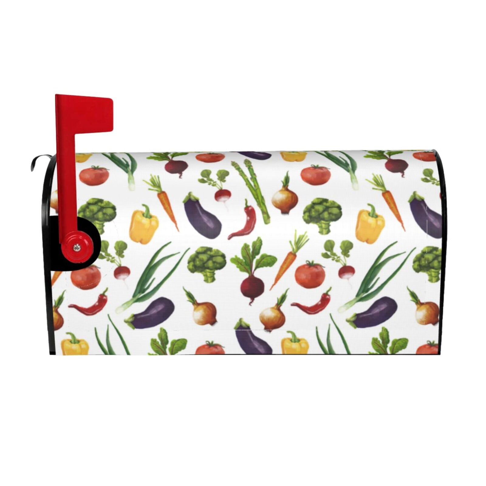 Mailbox Covers, Onion Pattern vegetable Welcome Cute Mailbox Cover Magnetic Standard Size 21" x ...