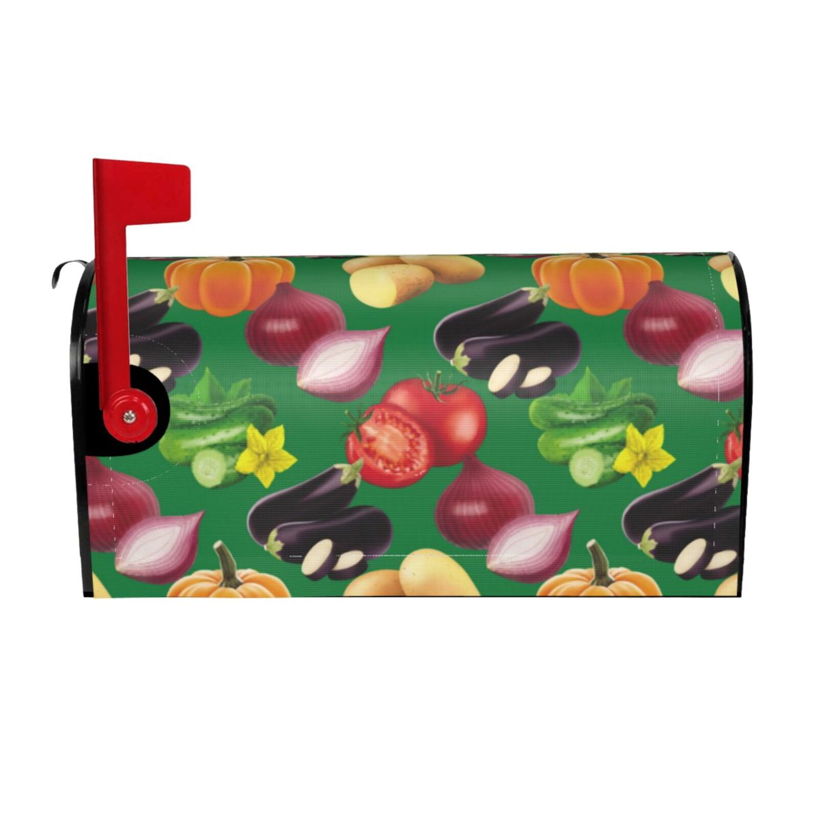 Mailbox Covers, Onion vegetable pumpkin Welcome Mailbox Cover Magnetic Extra Large Size 25.5" x ...