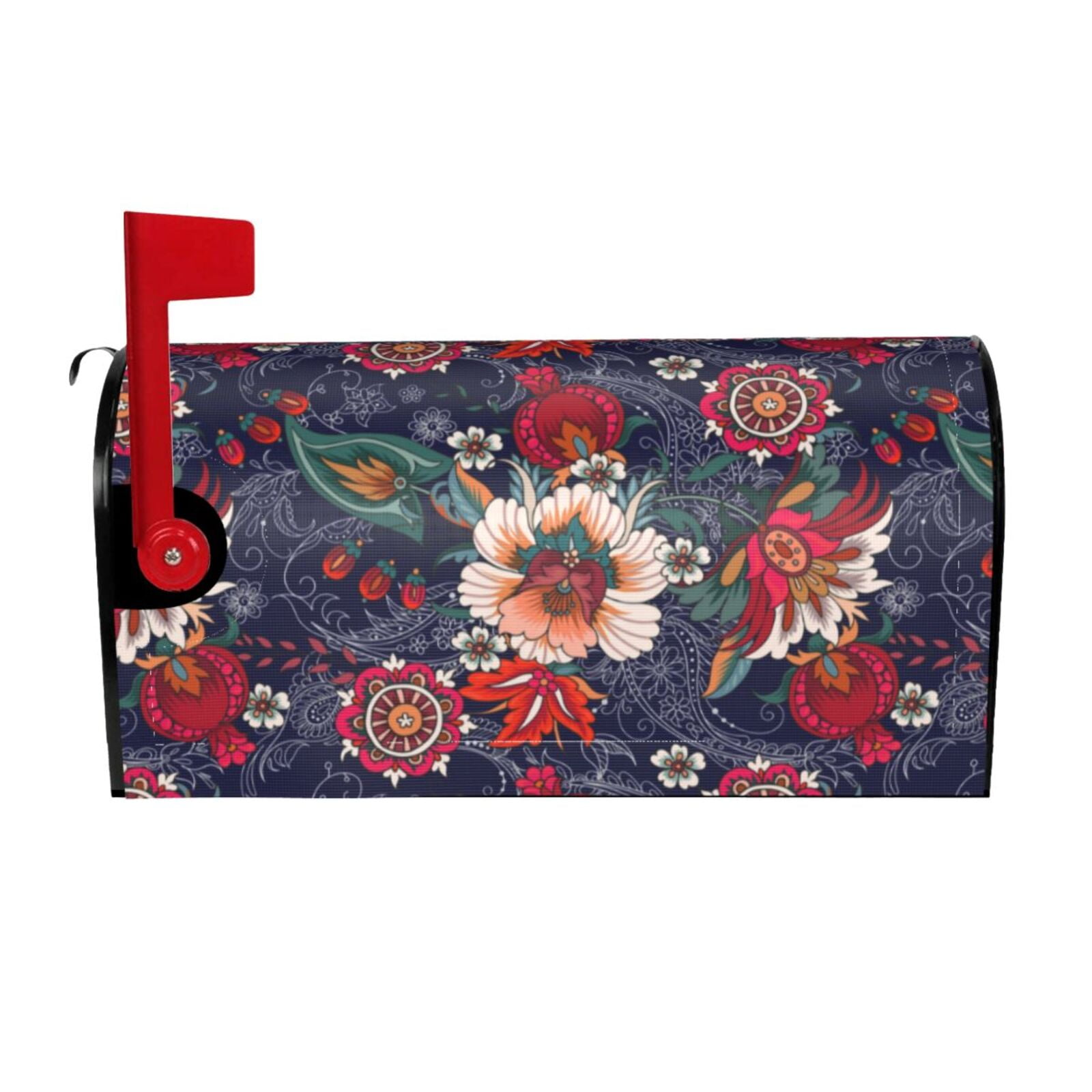 Mailbox Covers, Paisley2 Welcome Cute Mailbox Cover Magnetic Standard ...