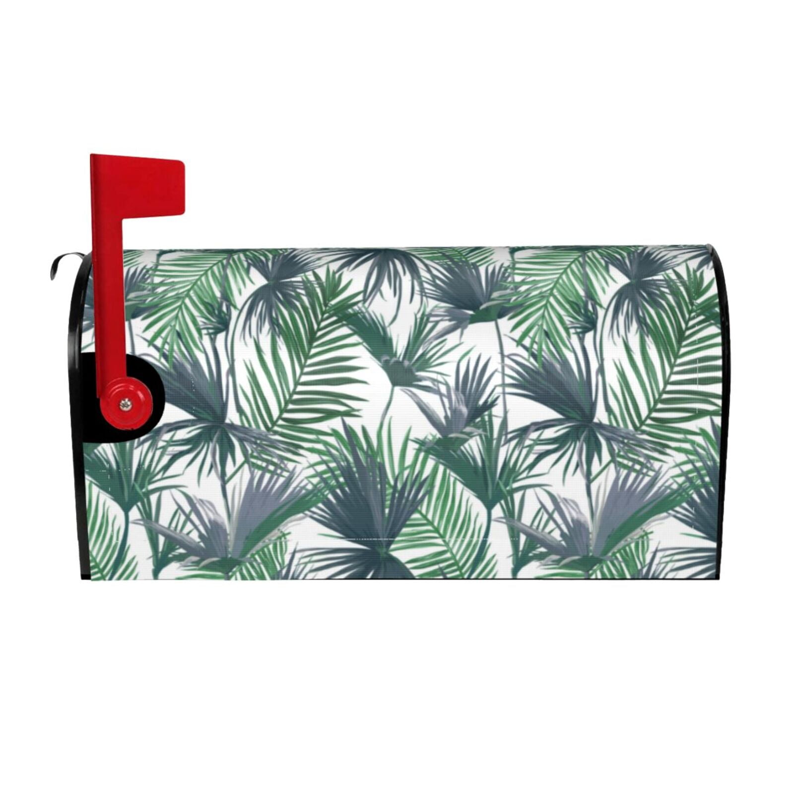 Mailbox Covers Palm tree_Green Waterproof mail Box Covers, Magnetic ...