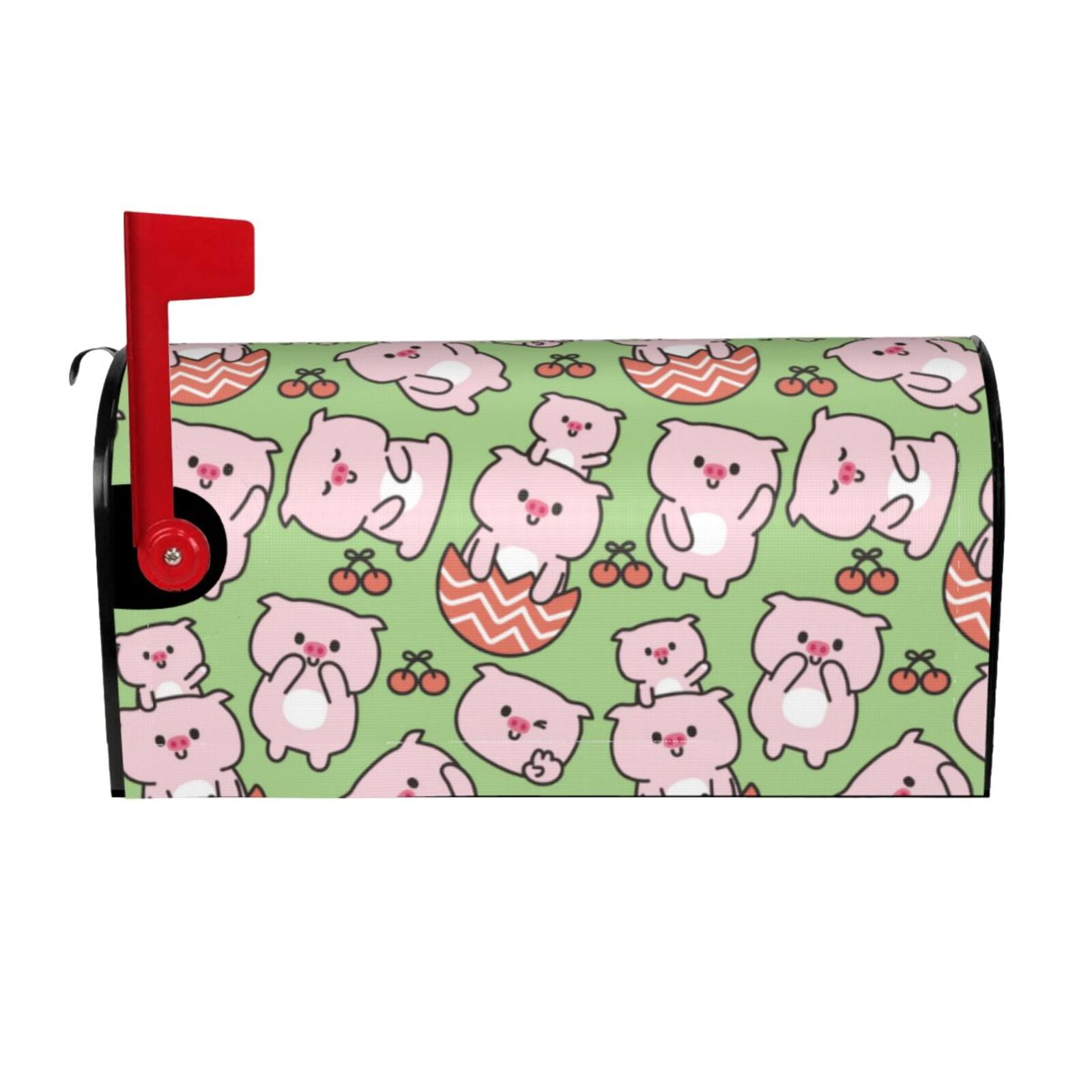 Mailbox Covers, Parent-Child Cute Pig Pink Mailbox Cover Magnetic Extra ...