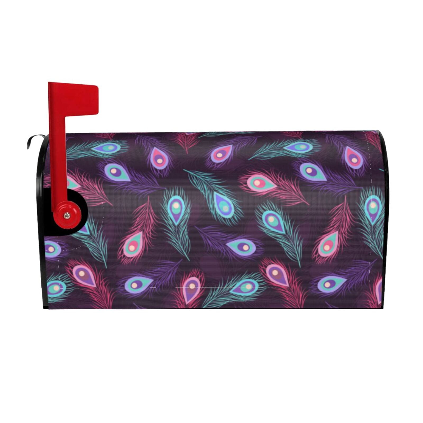 Mailbox Covers, Peacock Feathers3 Welcome Cute Mailbox Cover Magnetic ...