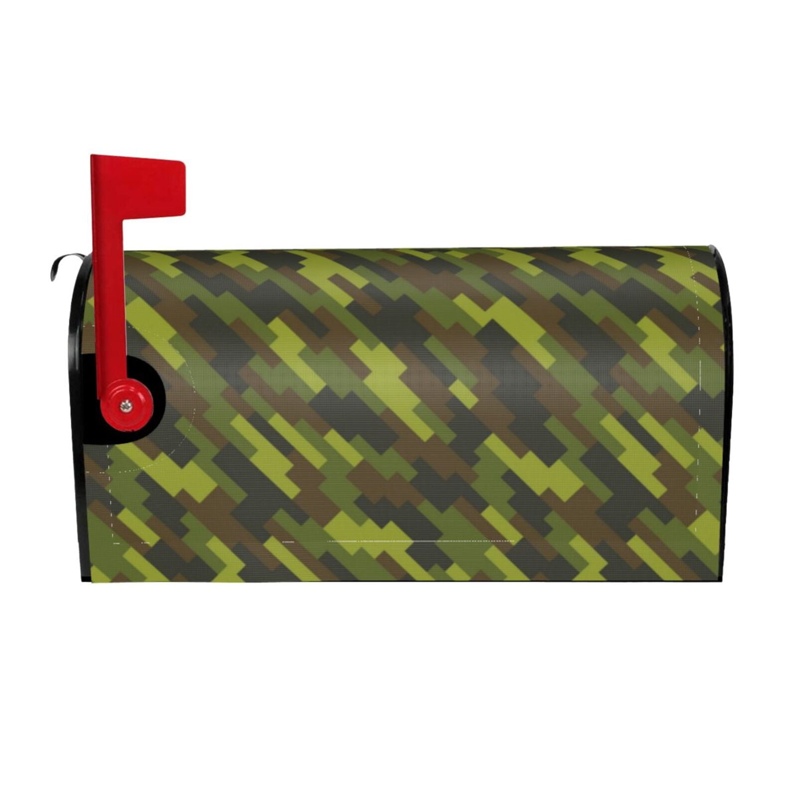 Mailbox Covers, Pixel Camouflage Green Mailbox Cover Magnetic Extra ...