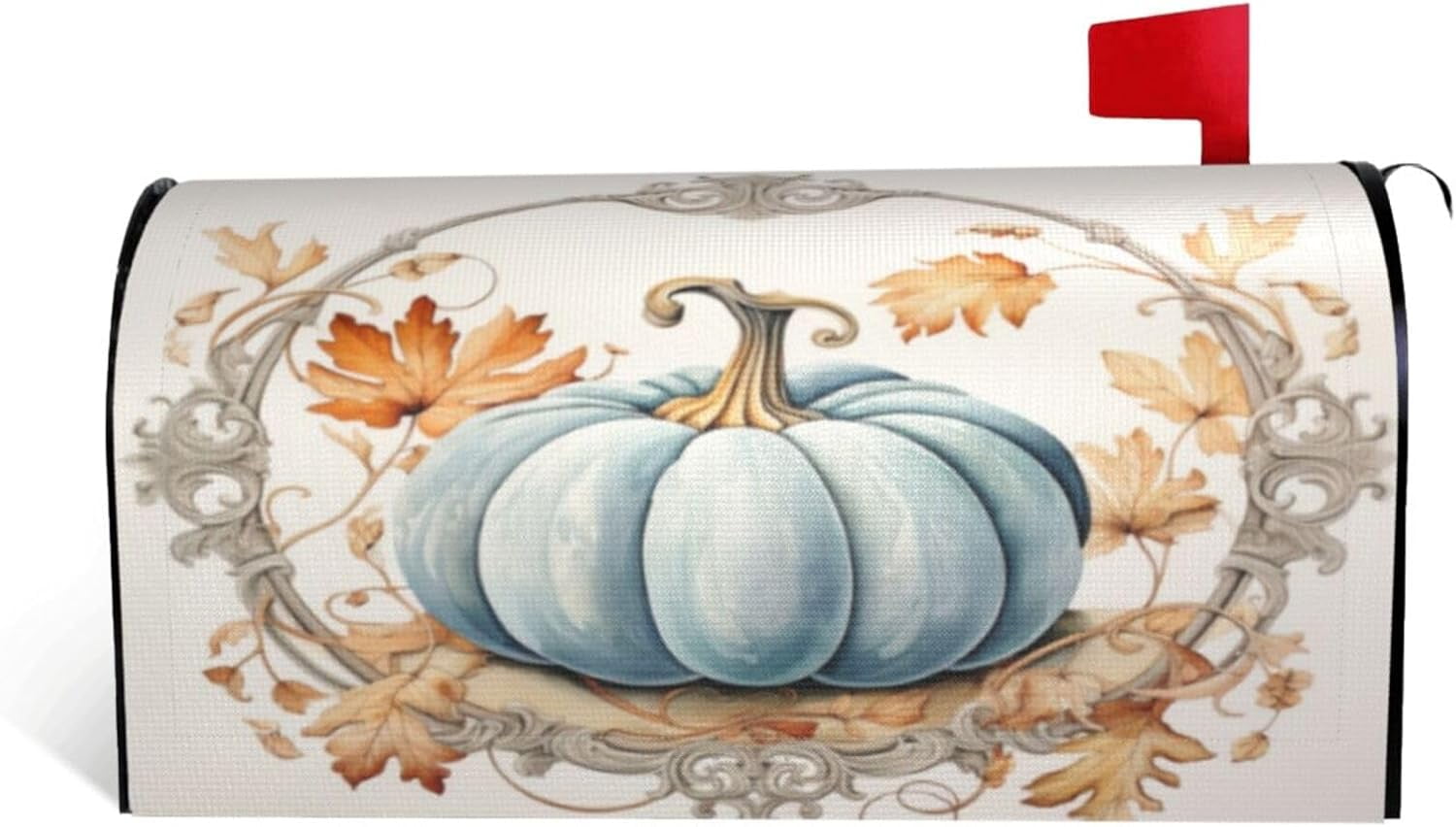 Mailbox Covers Pumpkin Rustic Flower Autumn Magnetic Letter Post Box ...