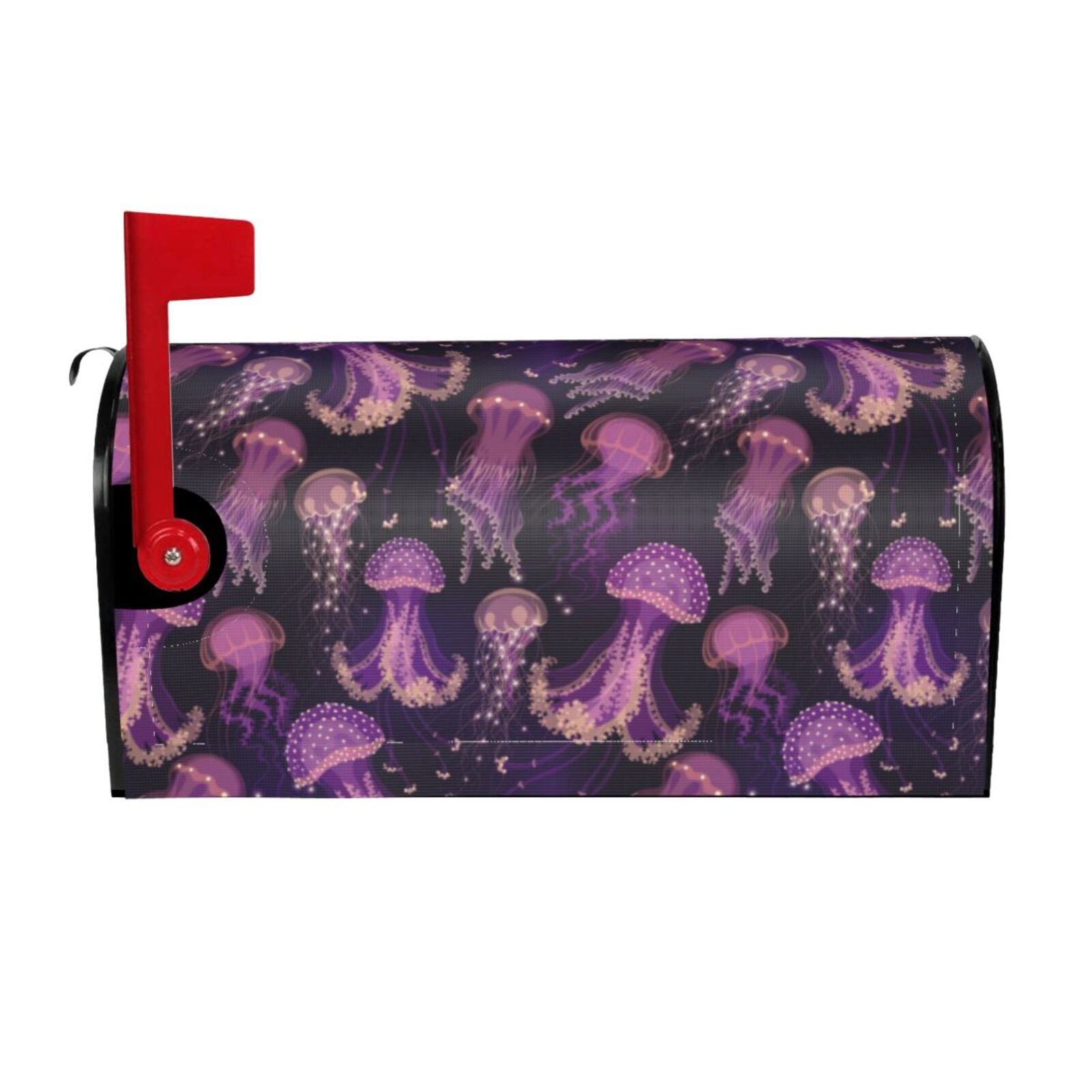 Mailbox Covers, Purple Jellyfish Print Cute Welcome Mailbox Cover ...