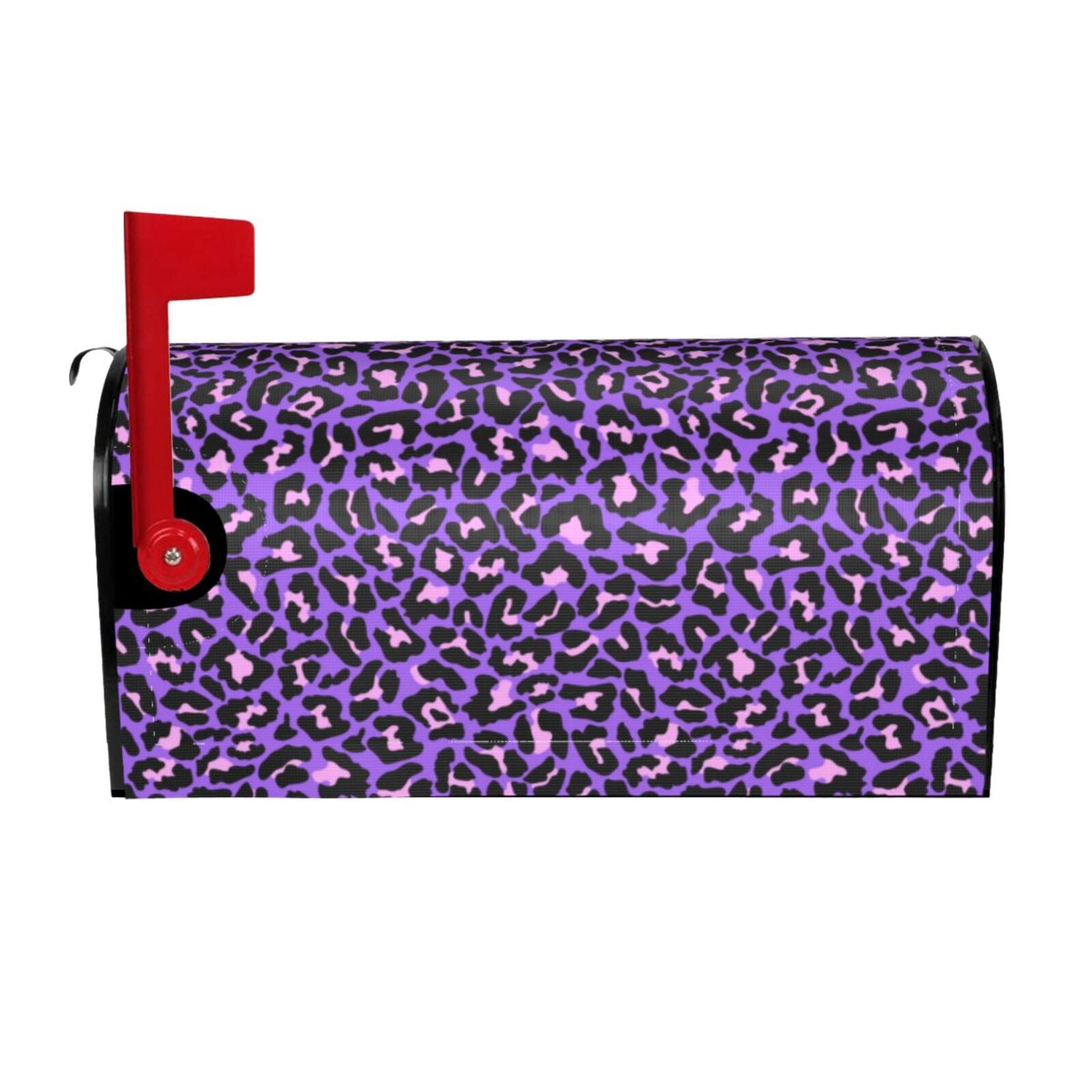 Mailbox Covers, Purple Leopard Welcome Cute Mailbox Cover Magnetic ...