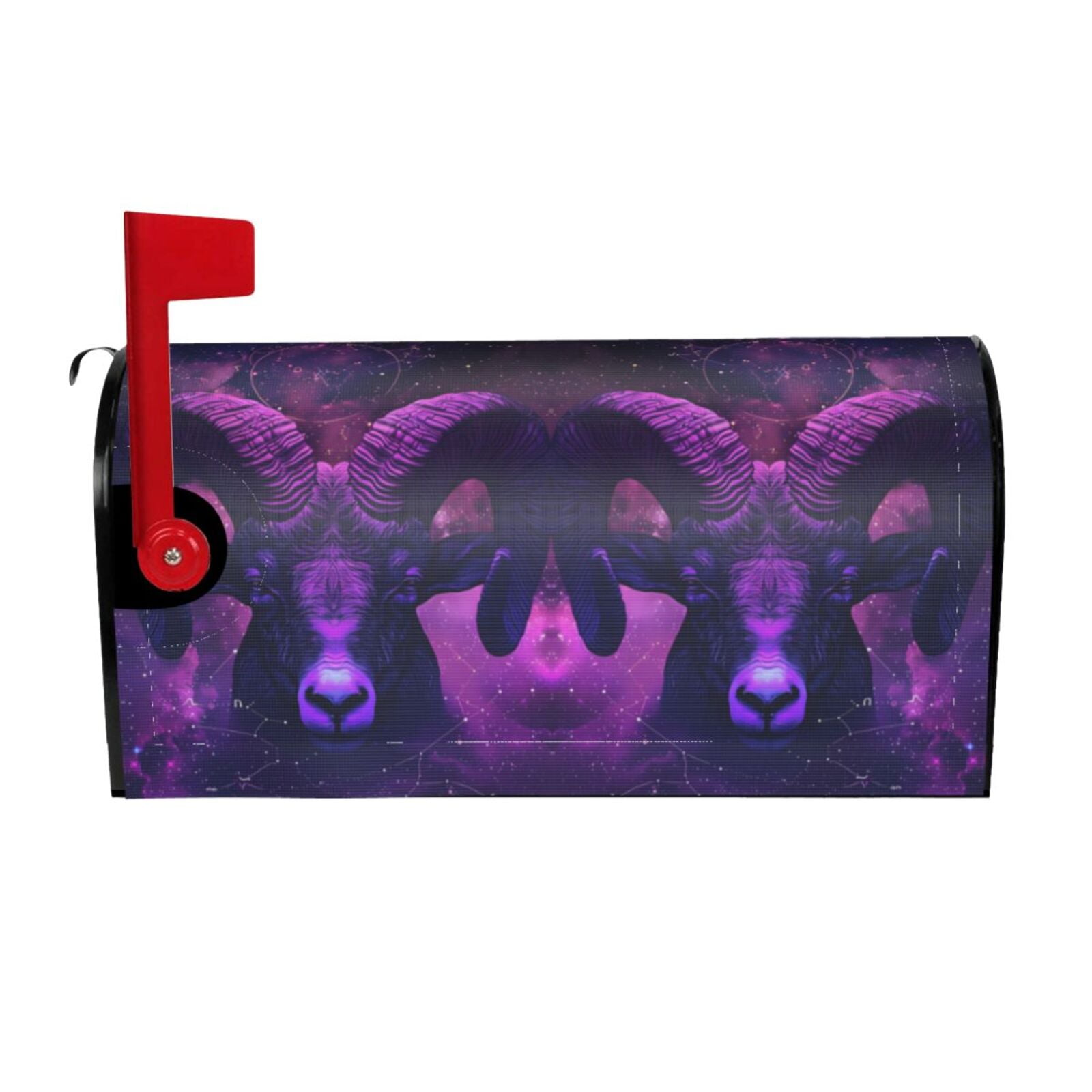 Mailbox Covers Purple Starry Sky Antelope Waterproof mail Box Covers ...
