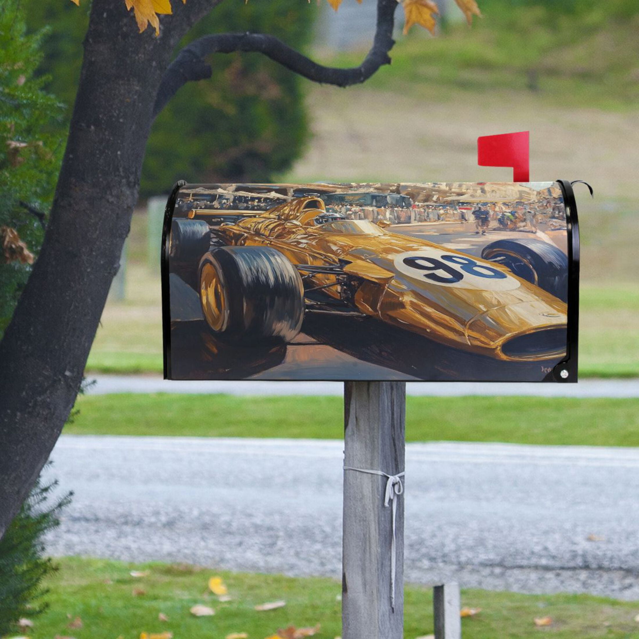 Mailbox Covers Racing Car Mailbox Cover - Walmart.com