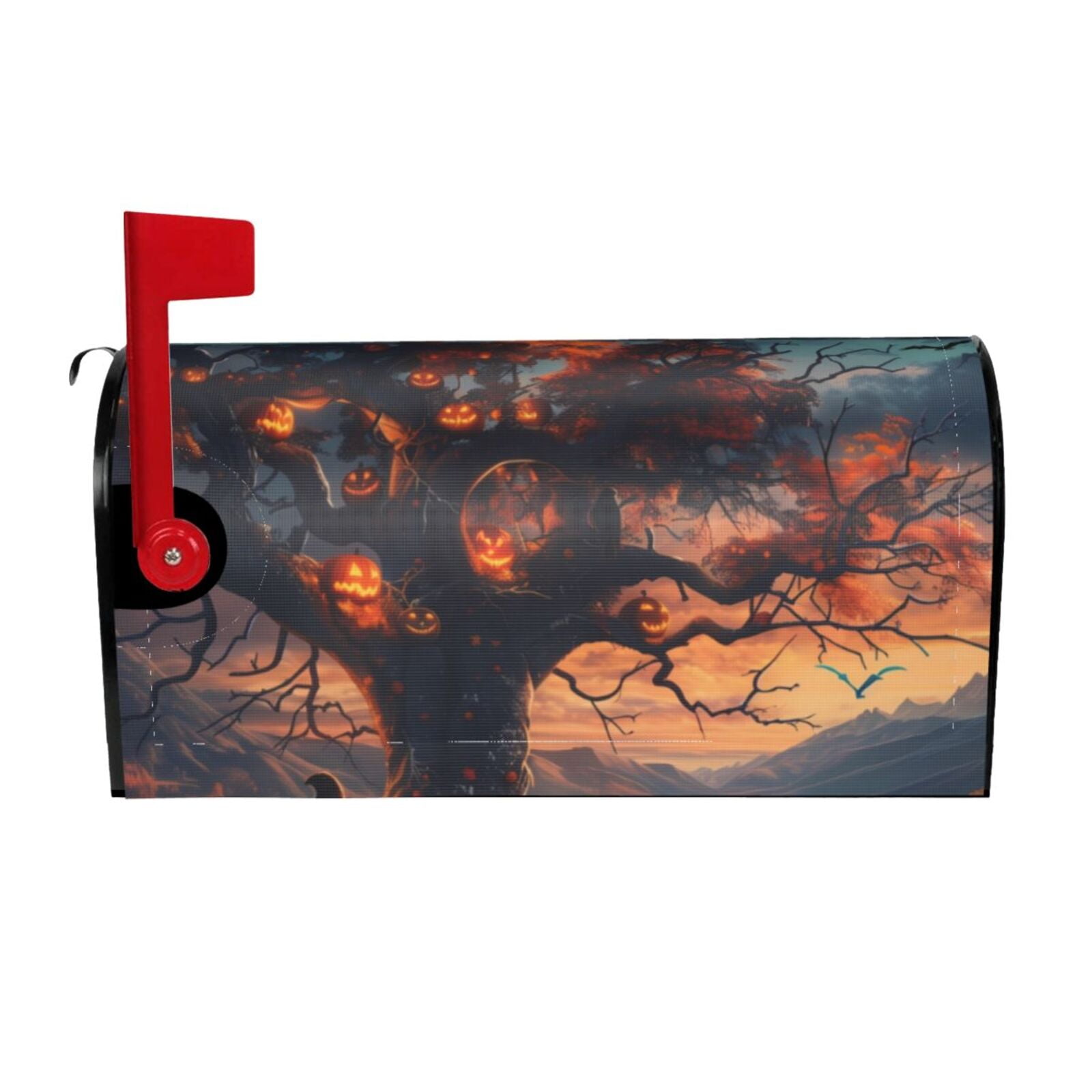 Mailbox Covers Raven Tree Halloween Night Waterproof mail Box Covers ...