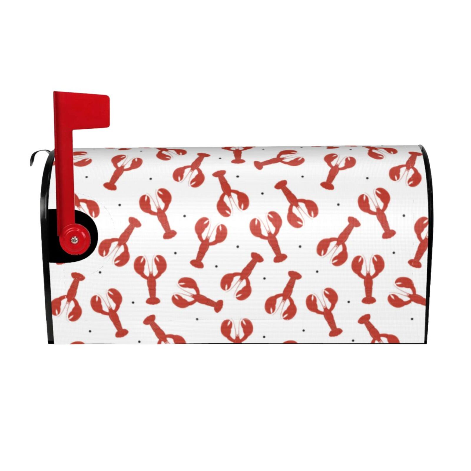 Mailbox Covers, Red lobsters polka dot Welcome Cute Mailbox Cover ...