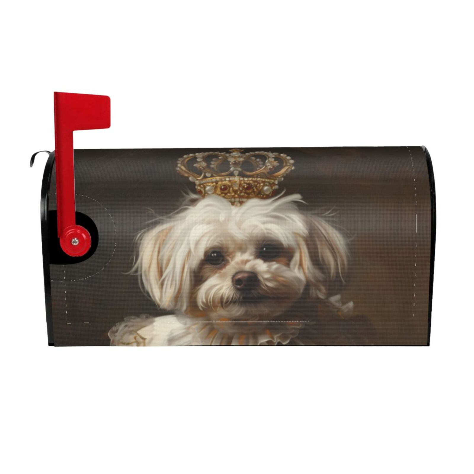 Mailbox Covers Regal Dog In Royal Attire Waterproof mail Box Covers ...