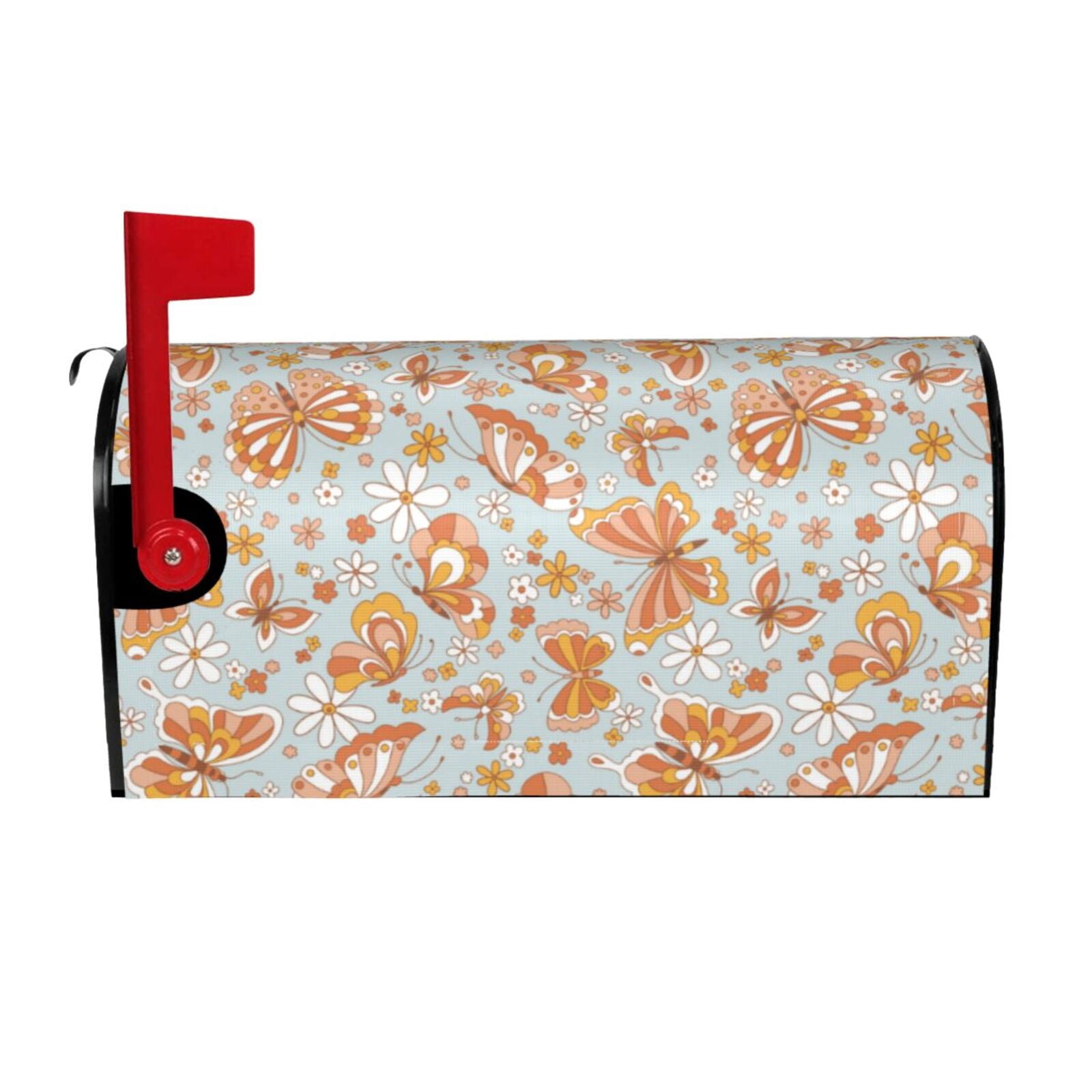 Mailbox Covers Retro Floral Butterfly Waterproof mail Box Covers ...