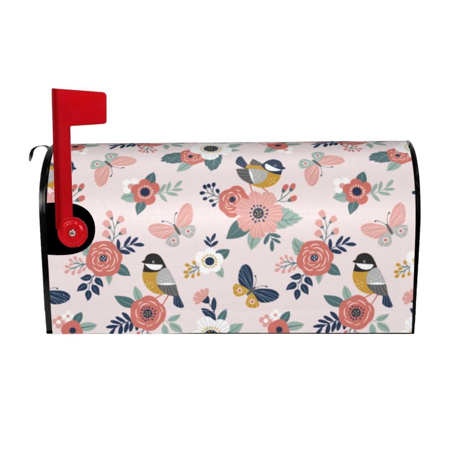 Mailbox Covers Rose Flowers Butterfly Bird Waterproof mail Box Covers ...