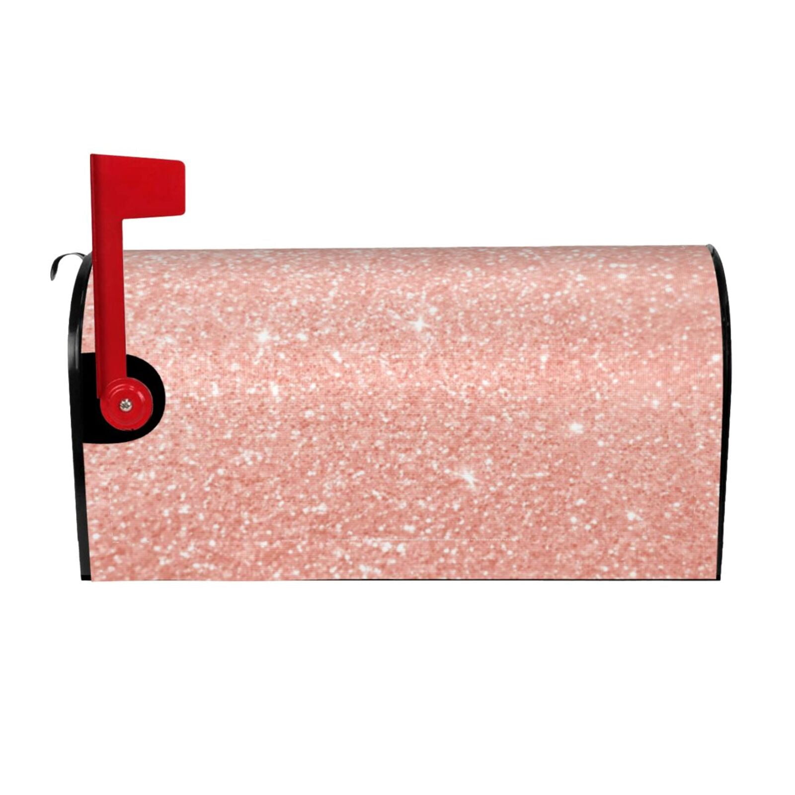 Mailbox Covers, Rose Gold Glitter Welcome Cute Mailbox Cover Magnetic ...