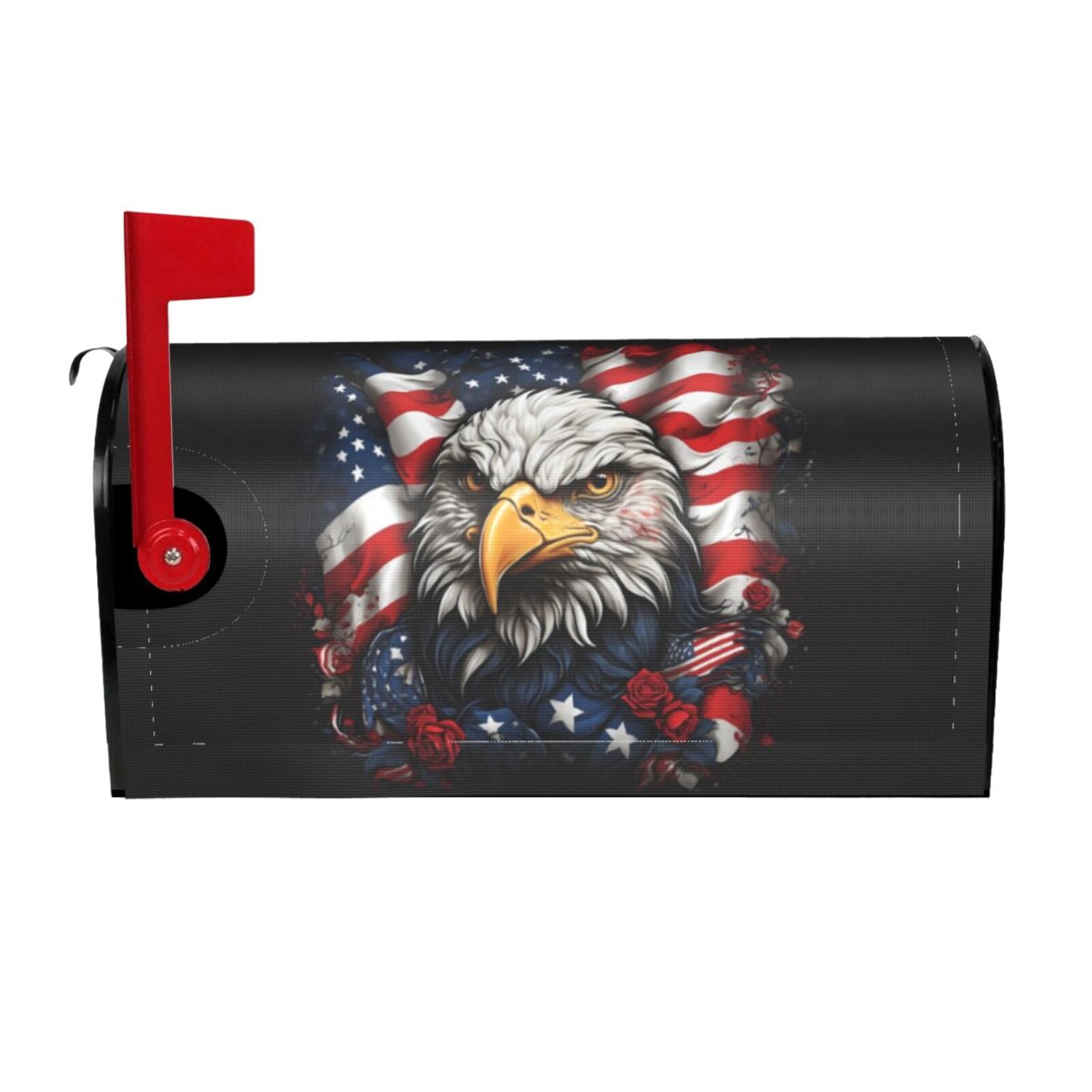 Mailbox Covers, Roses American Flag Eagle A Mailbox Cover Magnetic ...
