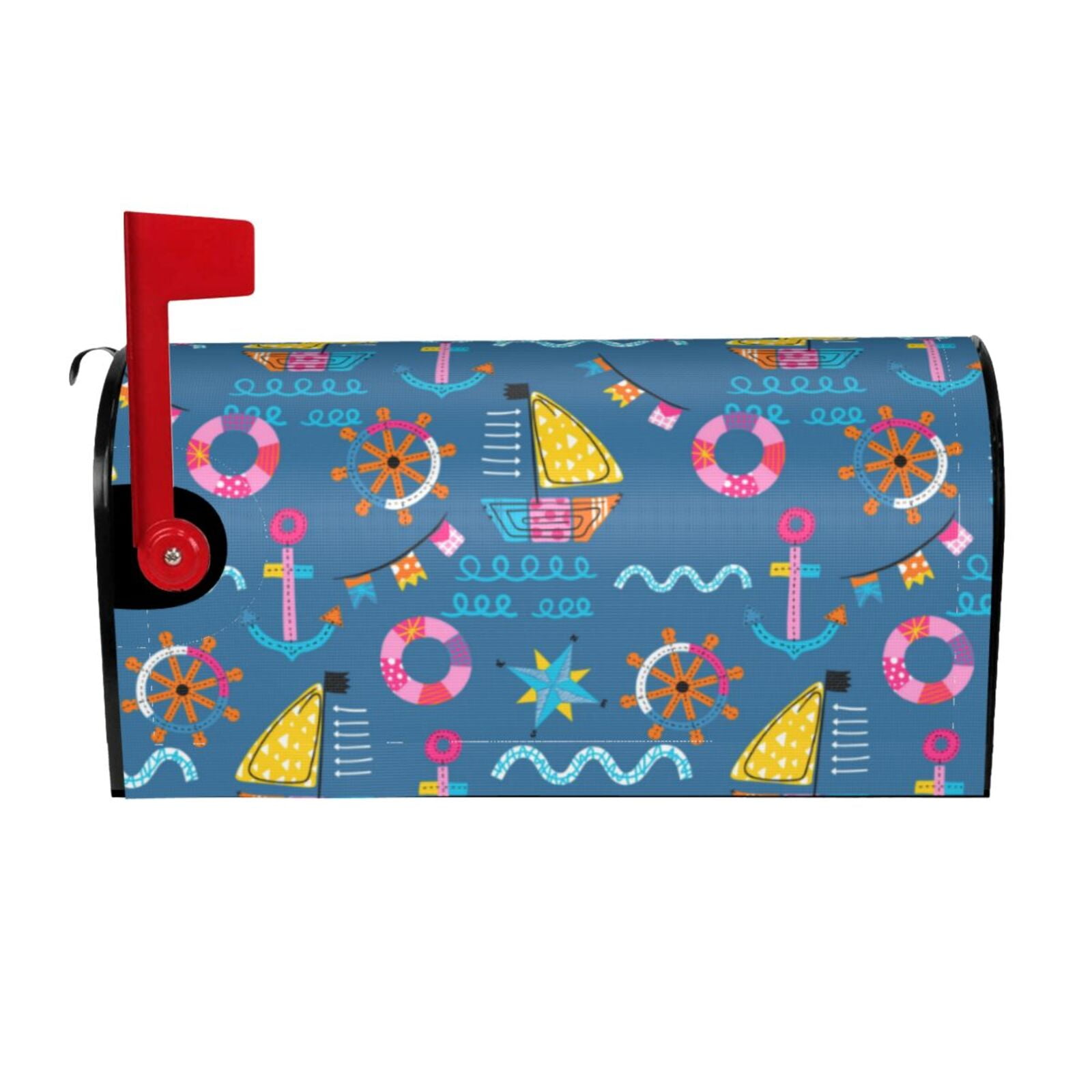 Mailbox Covers, Sailboat With Sailing Welcome Cute Mailbox Cover ...