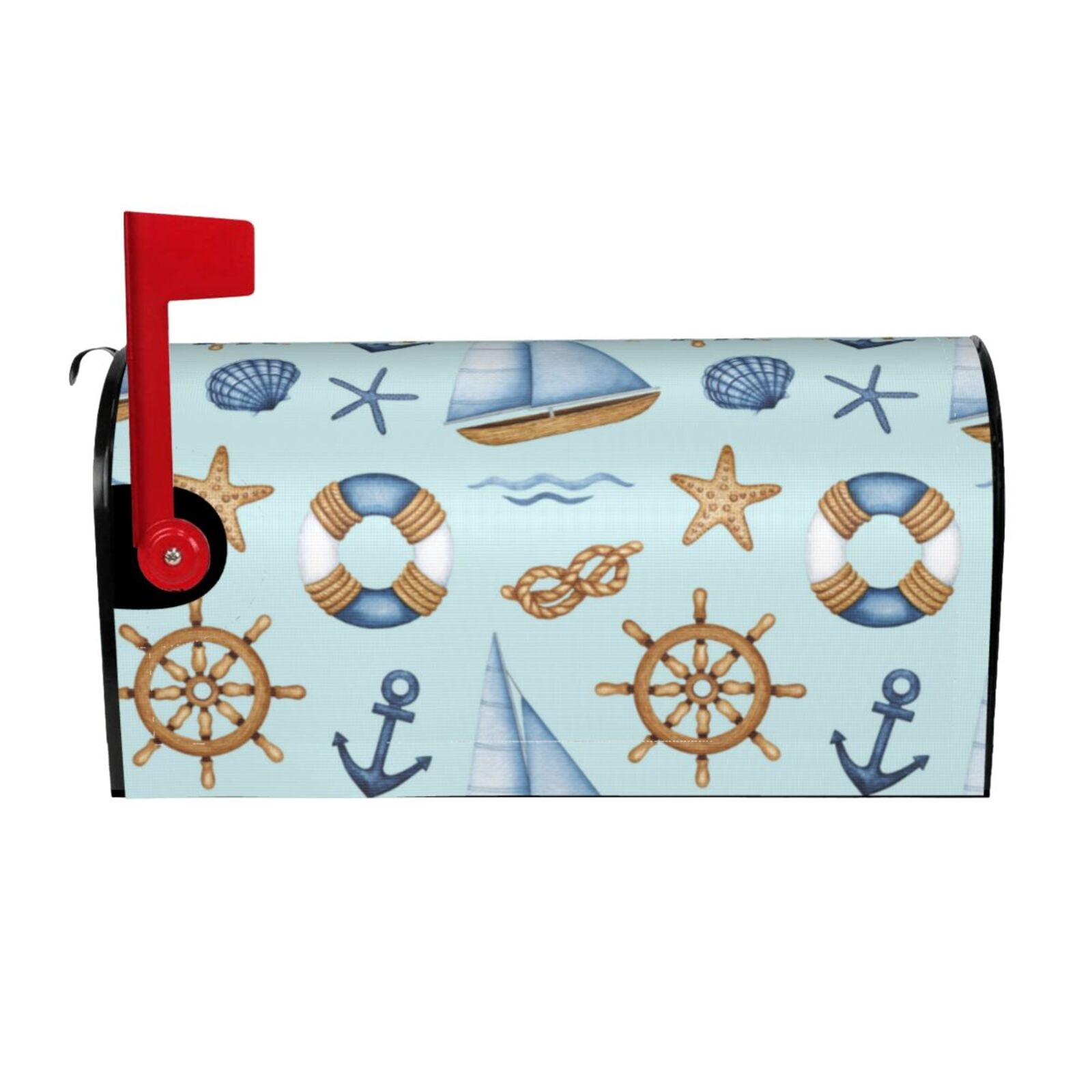 Mailbox Covers, Sailboat steering wheel anchor vintage Welcome Cute ...