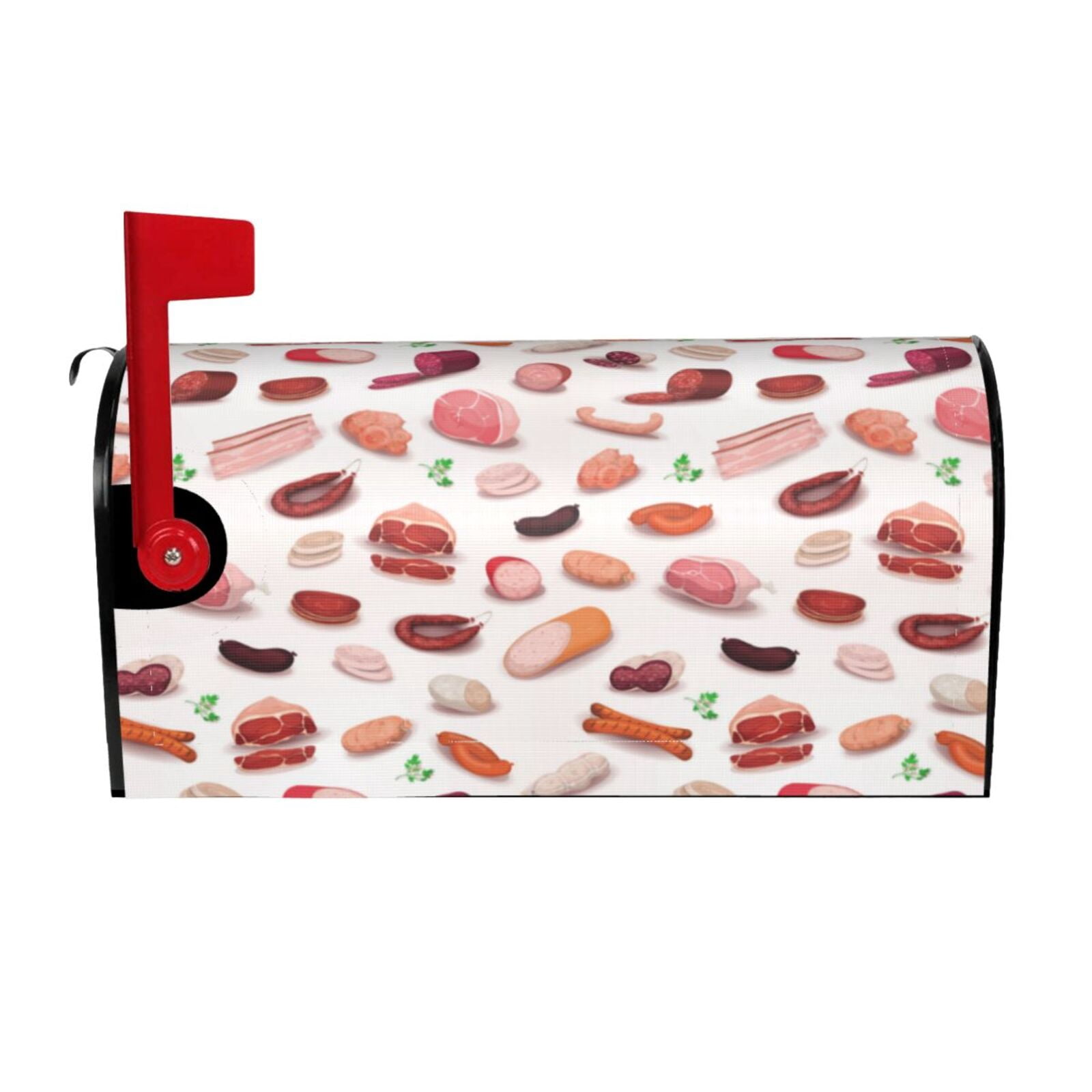 Mailbox Covers, Sausage Ham Print Welcome Cute Mailbox Cover Magnetic ...