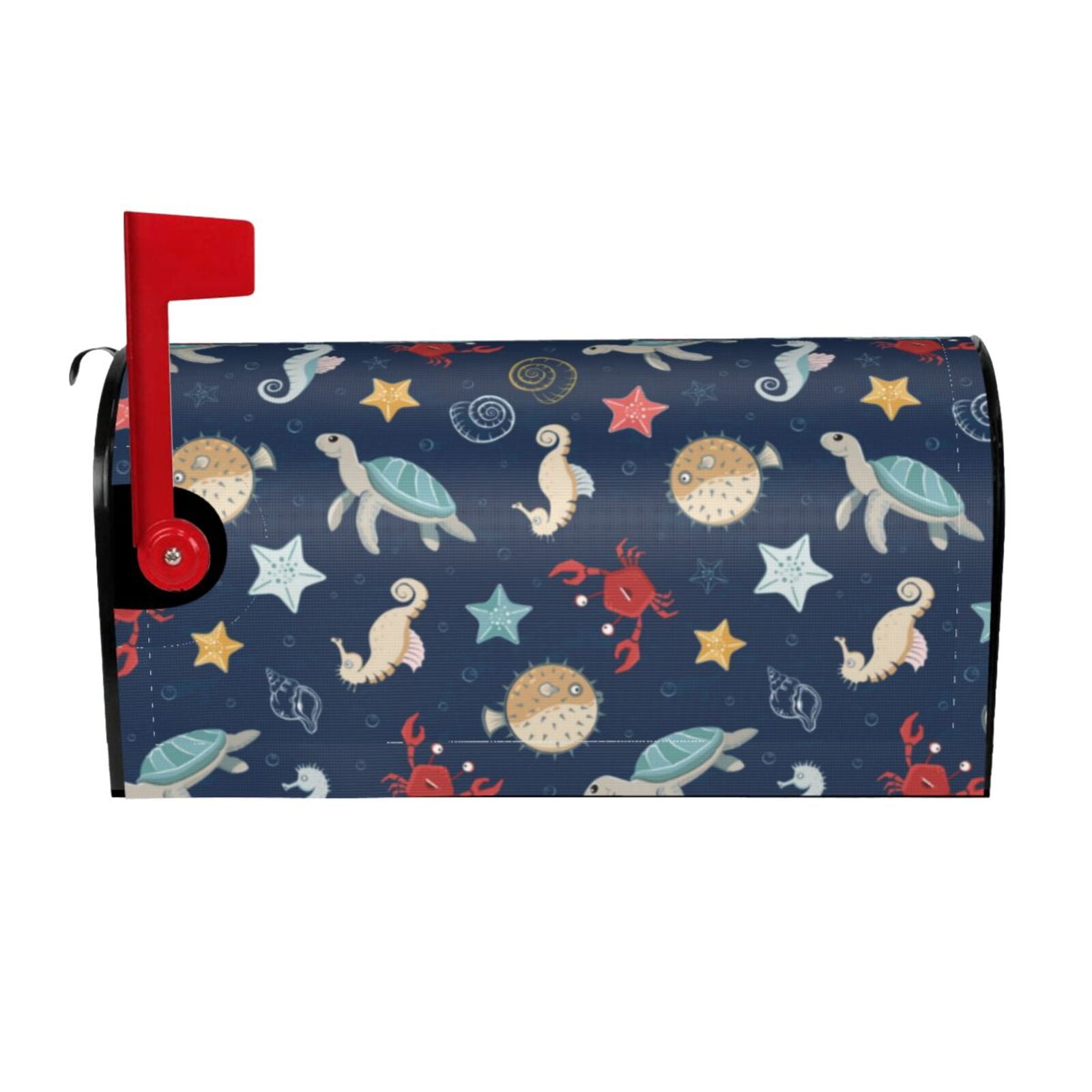 Mailbox Covers Sea creatures Waterproof mail Box Covers, Magnetic ...