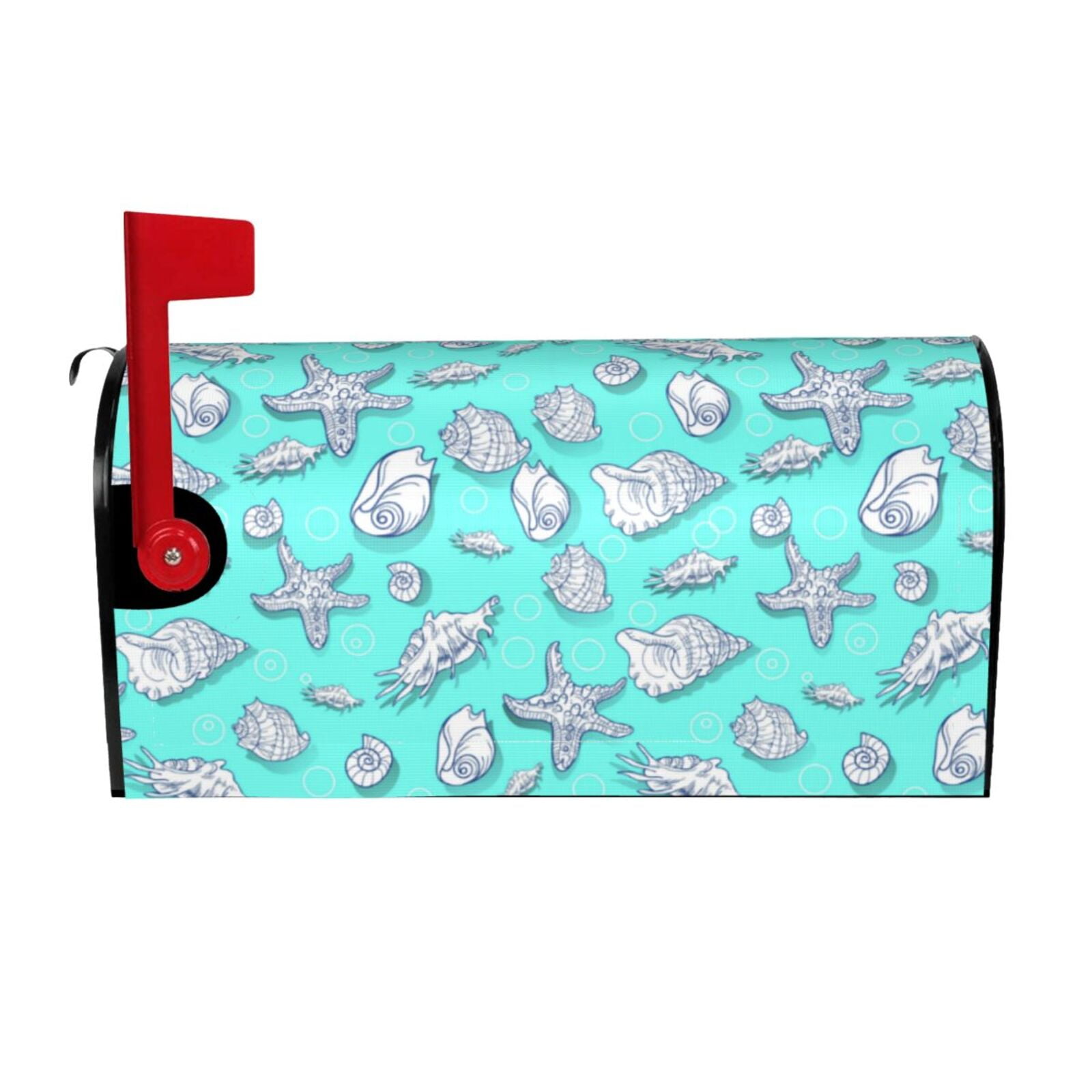 Mailbox Covers, Seashell And Starfish Welcome Cute Mailbox Cover ...