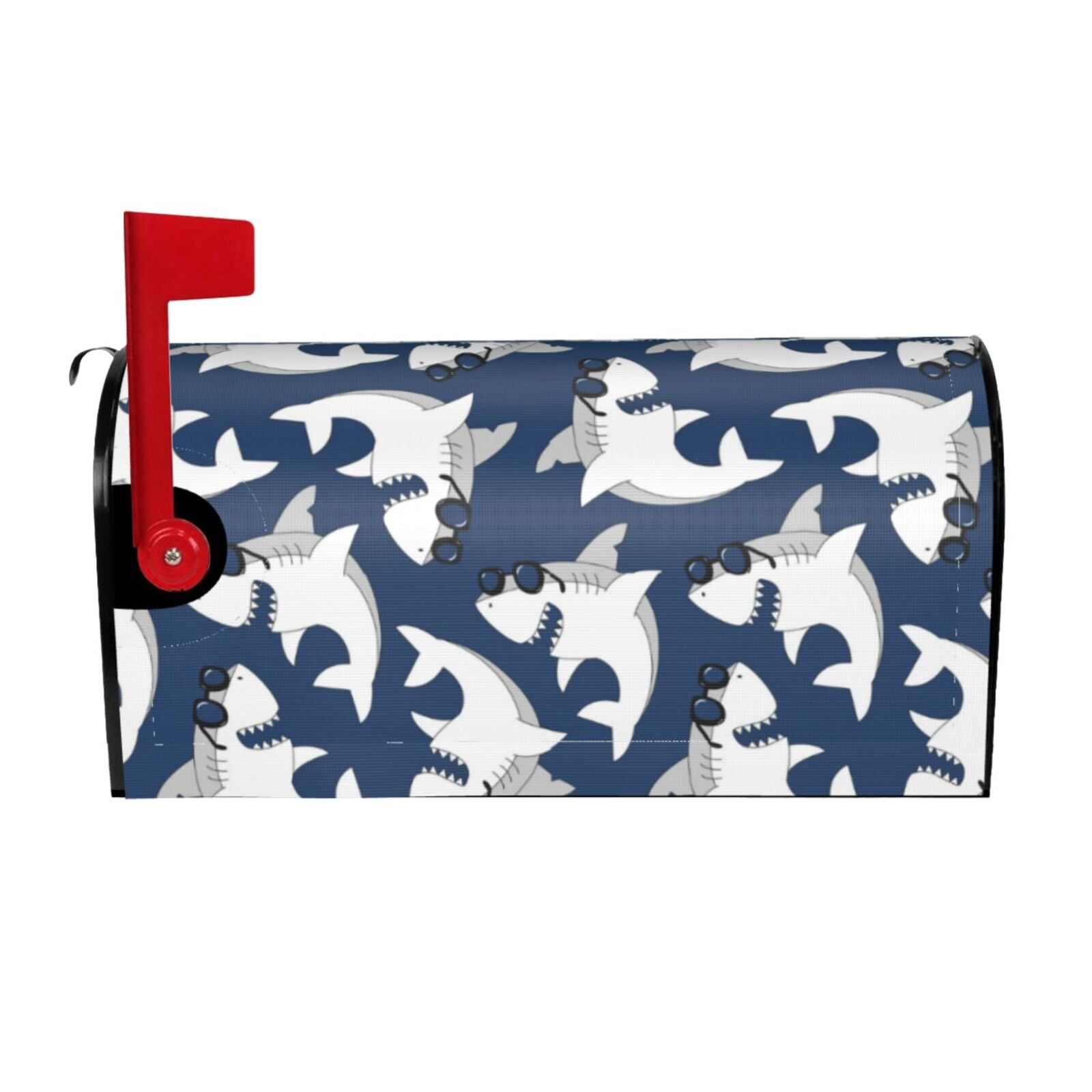 Mailbox Covers, Shark Welcome Cute Mailbox Cover Magnetic Standard Size ...