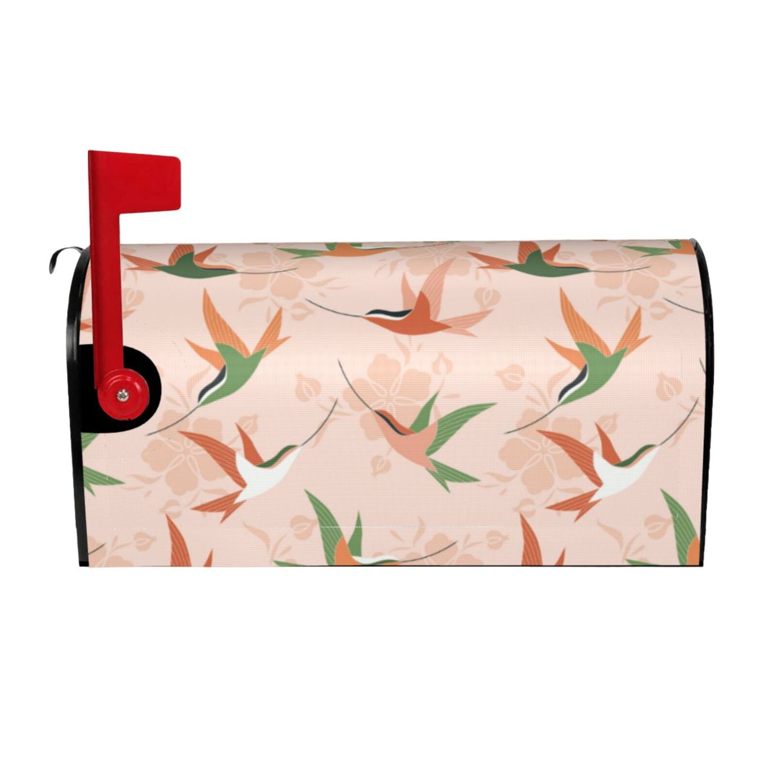 Mailbox Covers, Simple Hummingbird Floral Print Welcome Cute Mailbox ...