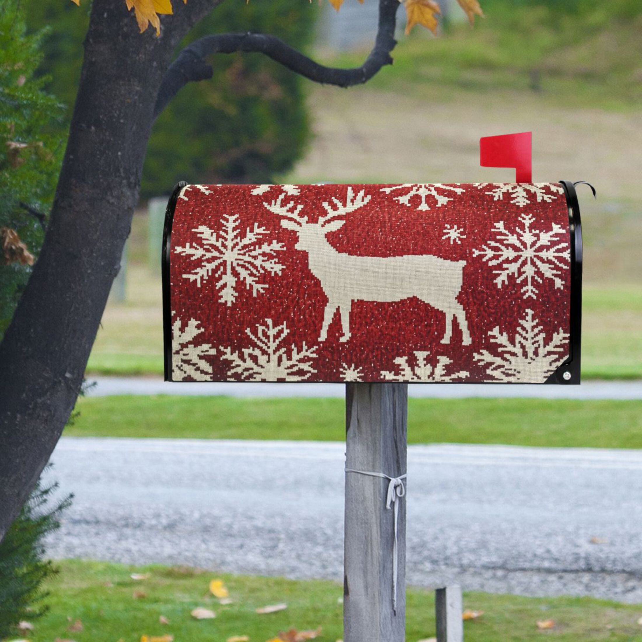Mailbox Covers Simple Sonwflake Deer Mailbox Cover - Walmart.com