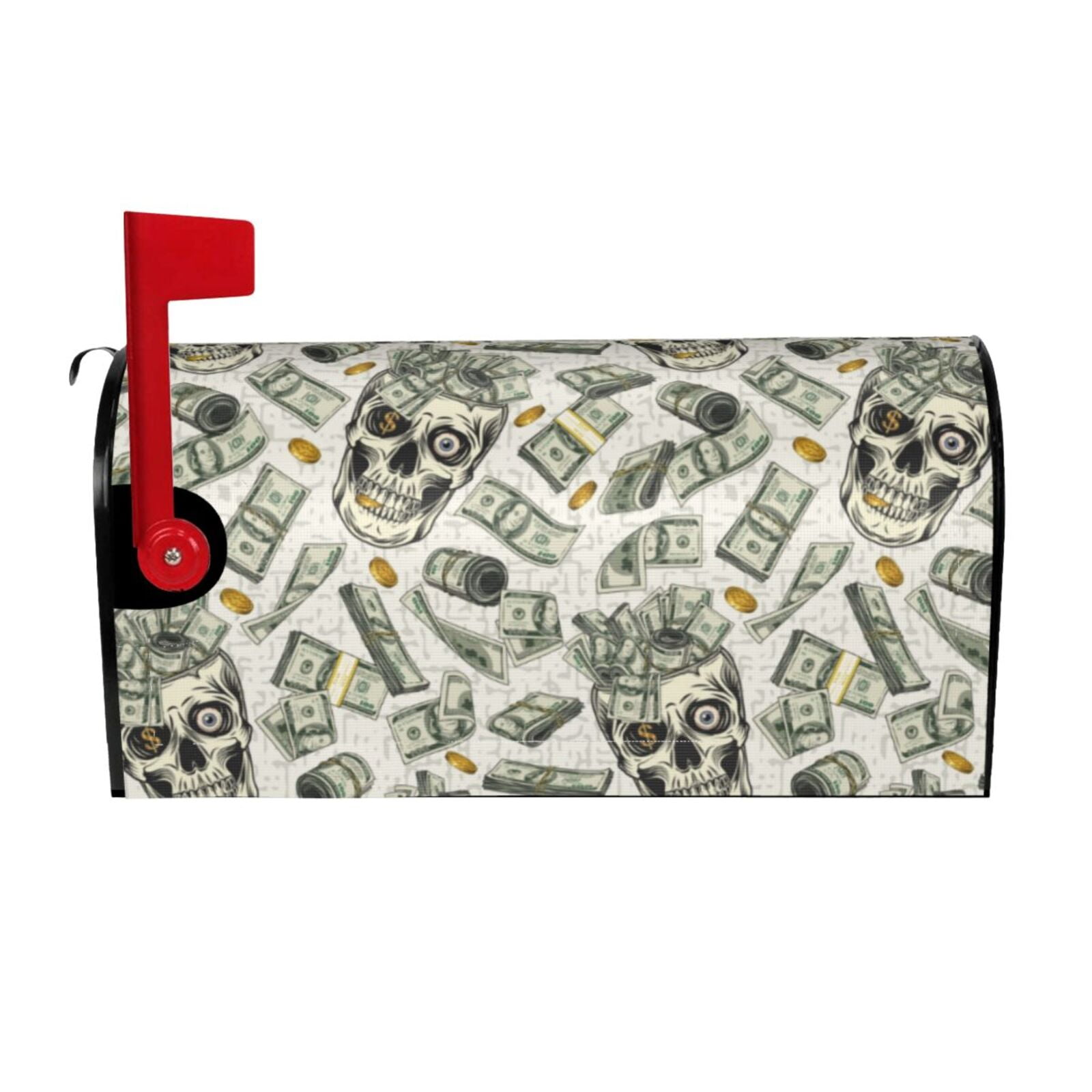 Mailbox Covers, Skull with Cash Welcome Cute Mailbox Cover Magnetic ...