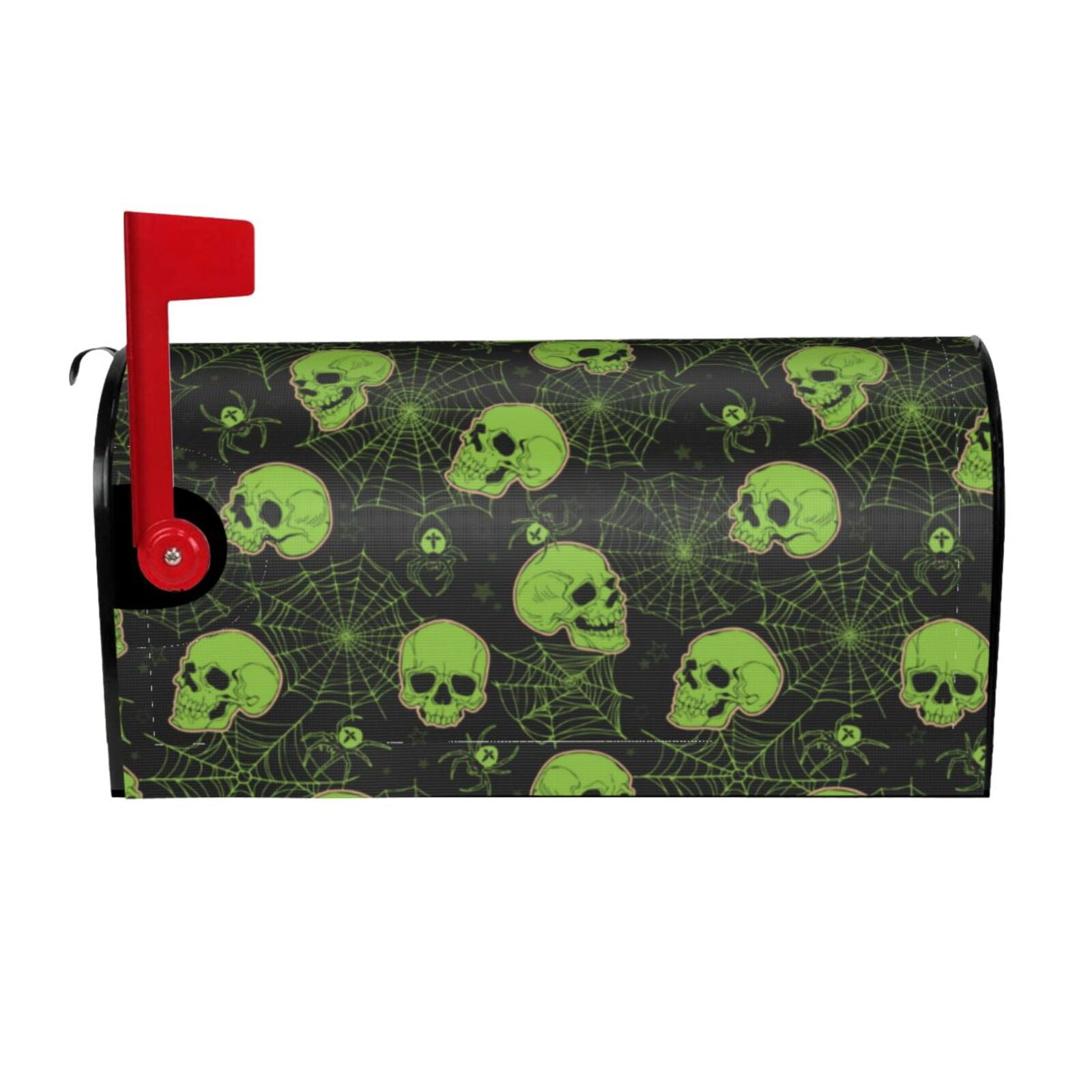 Mailbox Covers Skulls And Cobwebs Waterproof mail Box Covers, Magnetic ...