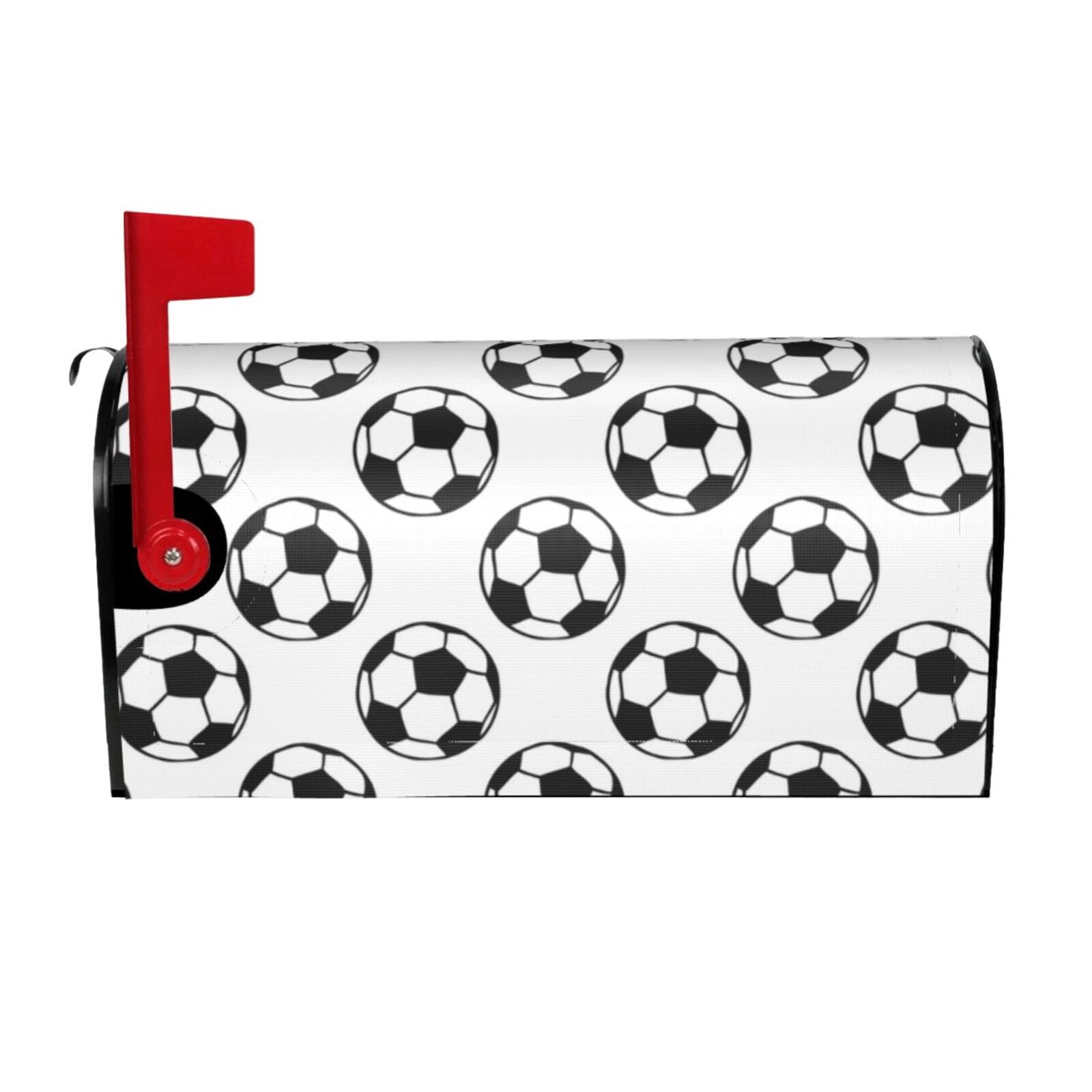 Mailbox Covers, Soccer football balls white cool Welcome Cute Mailbox ...