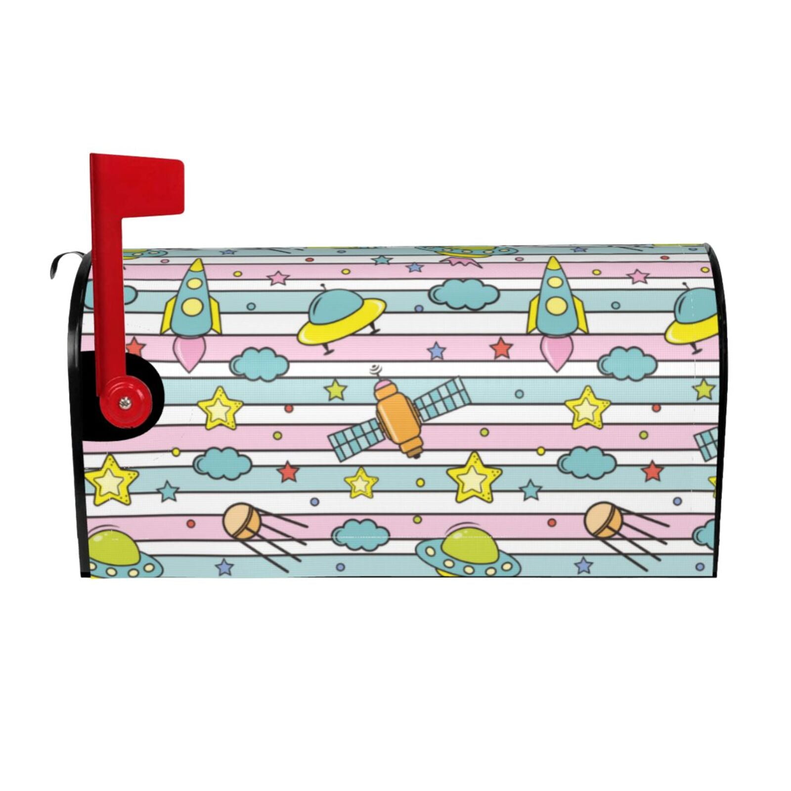 Mailbox Covers Space Doodle Waterproof mail Box Covers, Magnetic ...