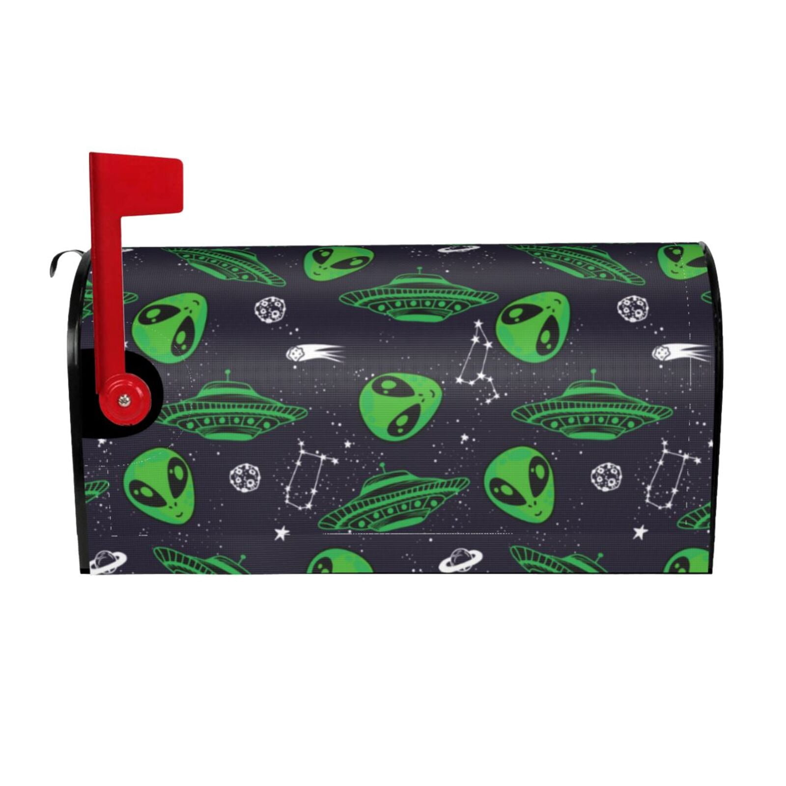 Mailbox Covers, Space green Pattern Cute Welcome Mailbox Cover Magnetic ...