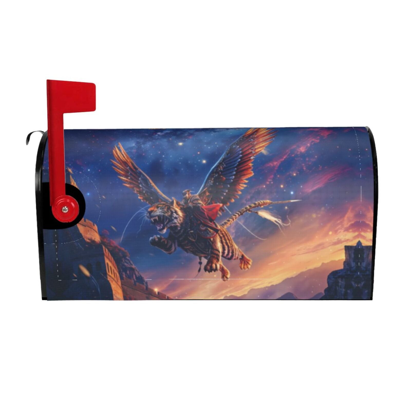 Mailbox Covers Starry Sky Flying Tiger Waterproof mail Box Covers ...