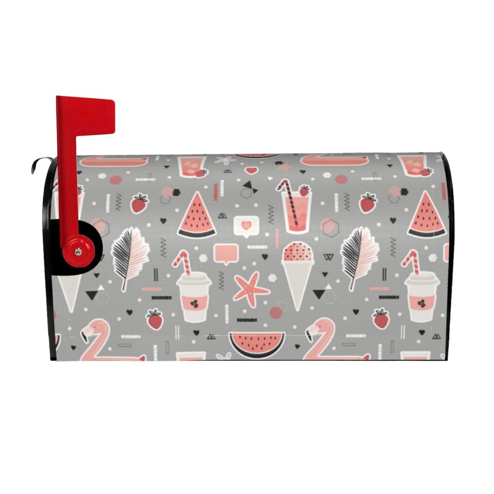 Mailbox Covers, Summer Strawberries ice cream pttern Welcome Cute ...