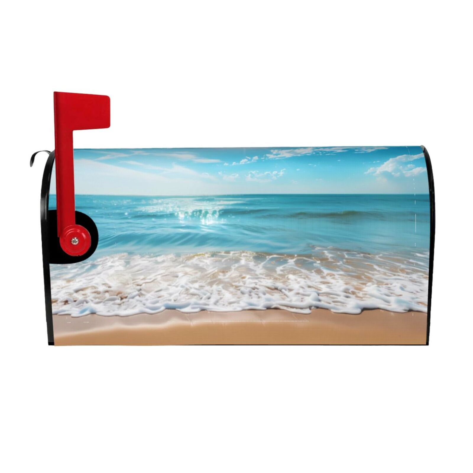 Mailbox Covers Sunny Ocean Waves Waterproof mail Box Covers, Magnetic ...