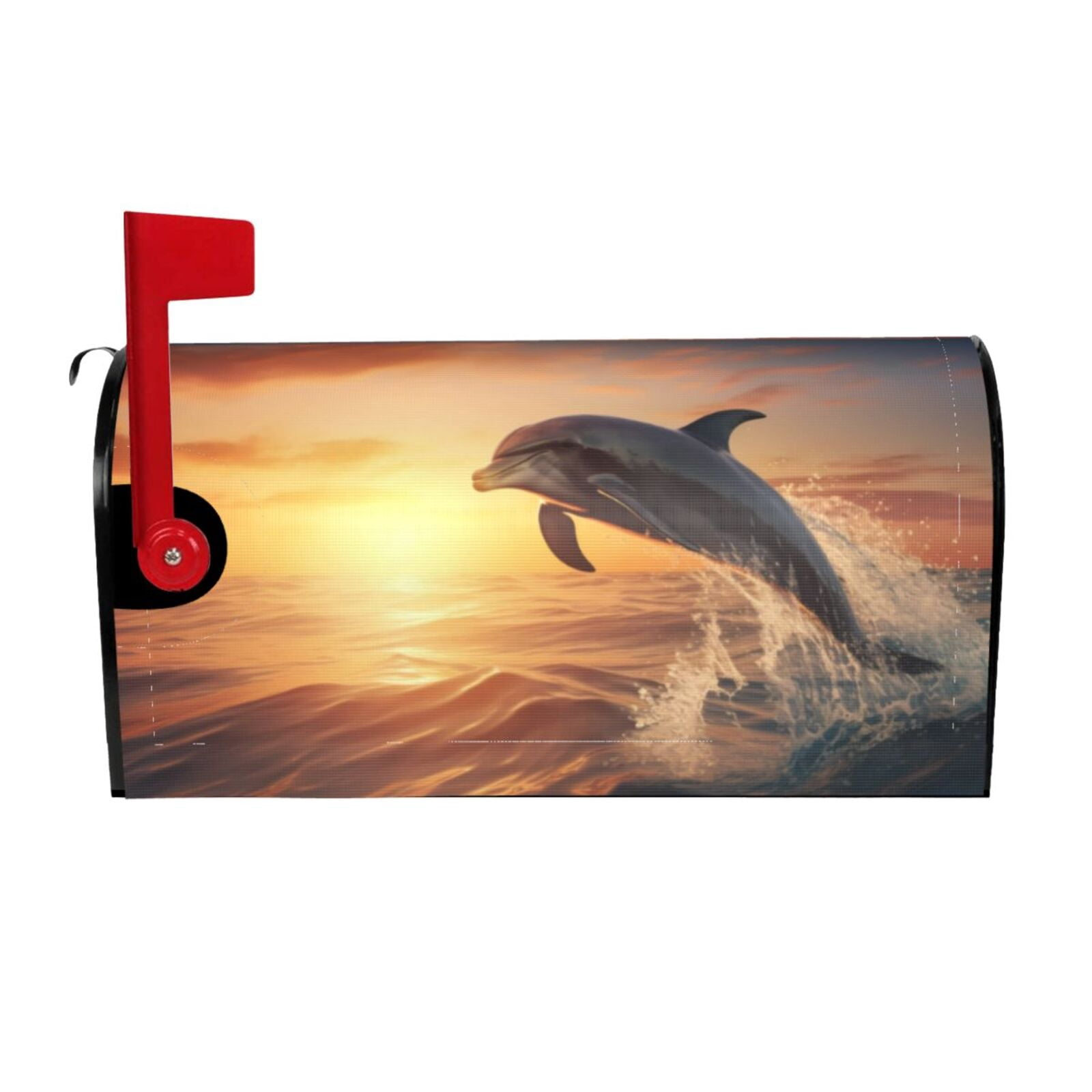 Mailbox Covers Sunset Dancing Dolphin A Waterproof mail Box Covers ...