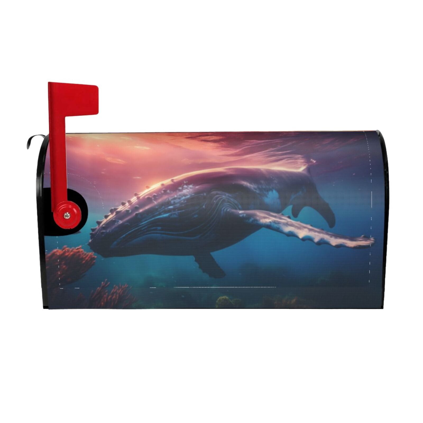 Mailbox Covers, Sunshine Ocean Whale Welcome Cute Mailbox Cover ...