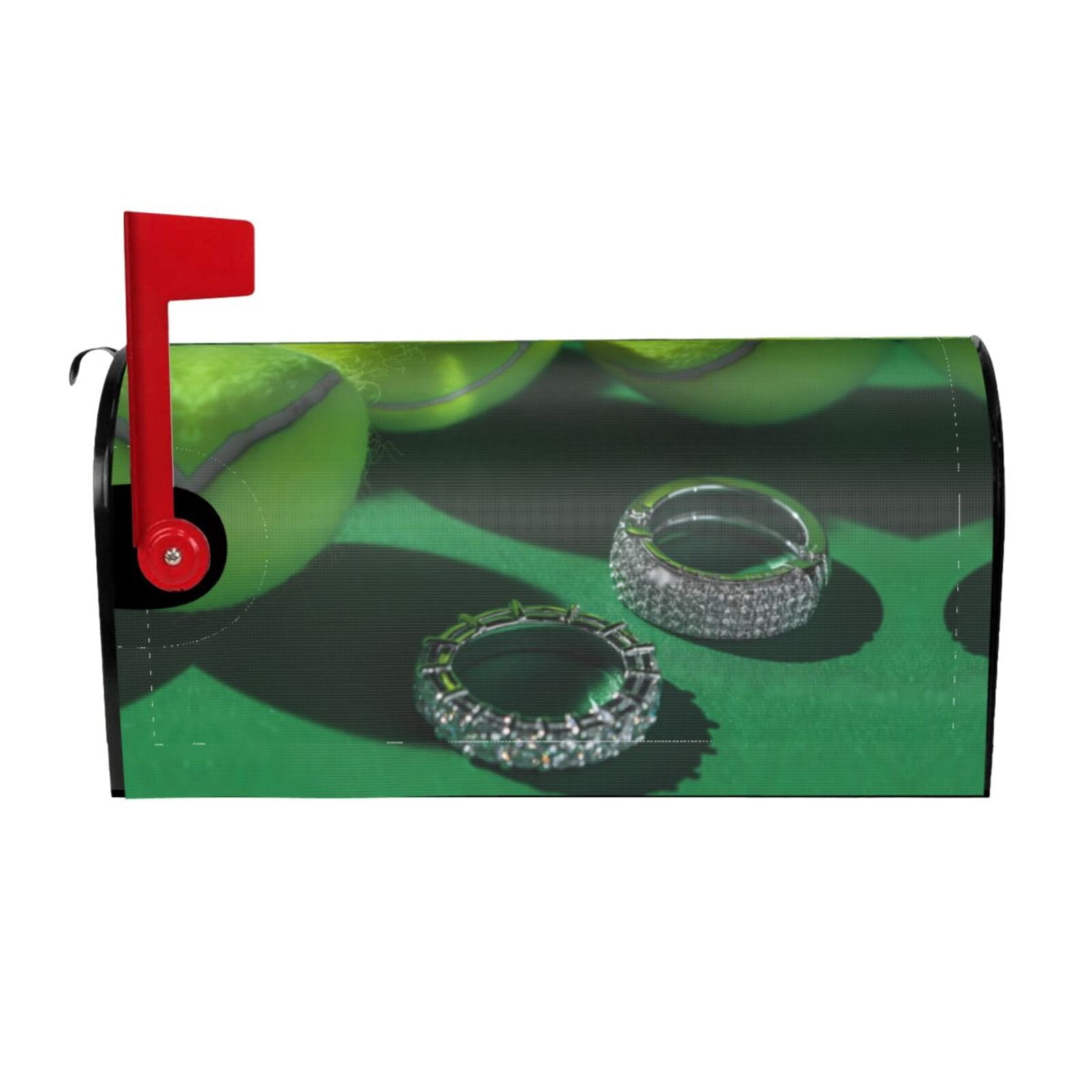 Mailbox Covers, Tennis Balls Luxury Rings Welcome Cute Mailbox Cover ...