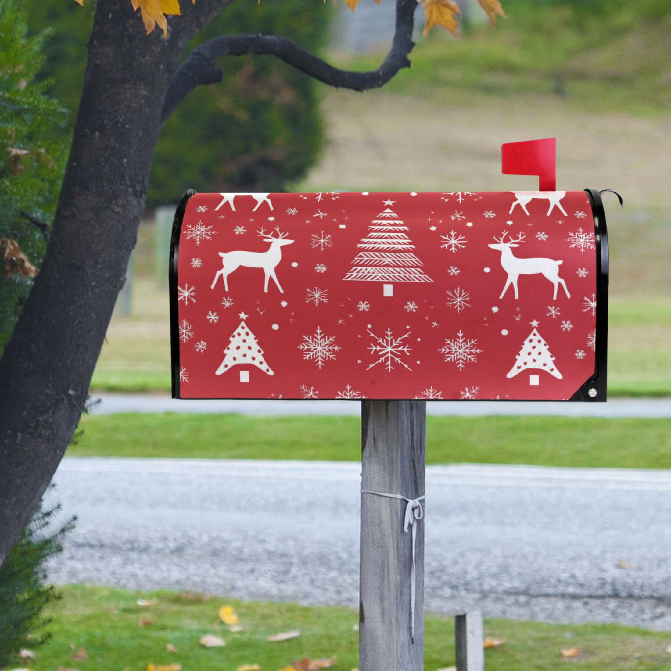 Mailbox Covers The Joyful Christmas Printing Mailbox Cover - Walmart.com