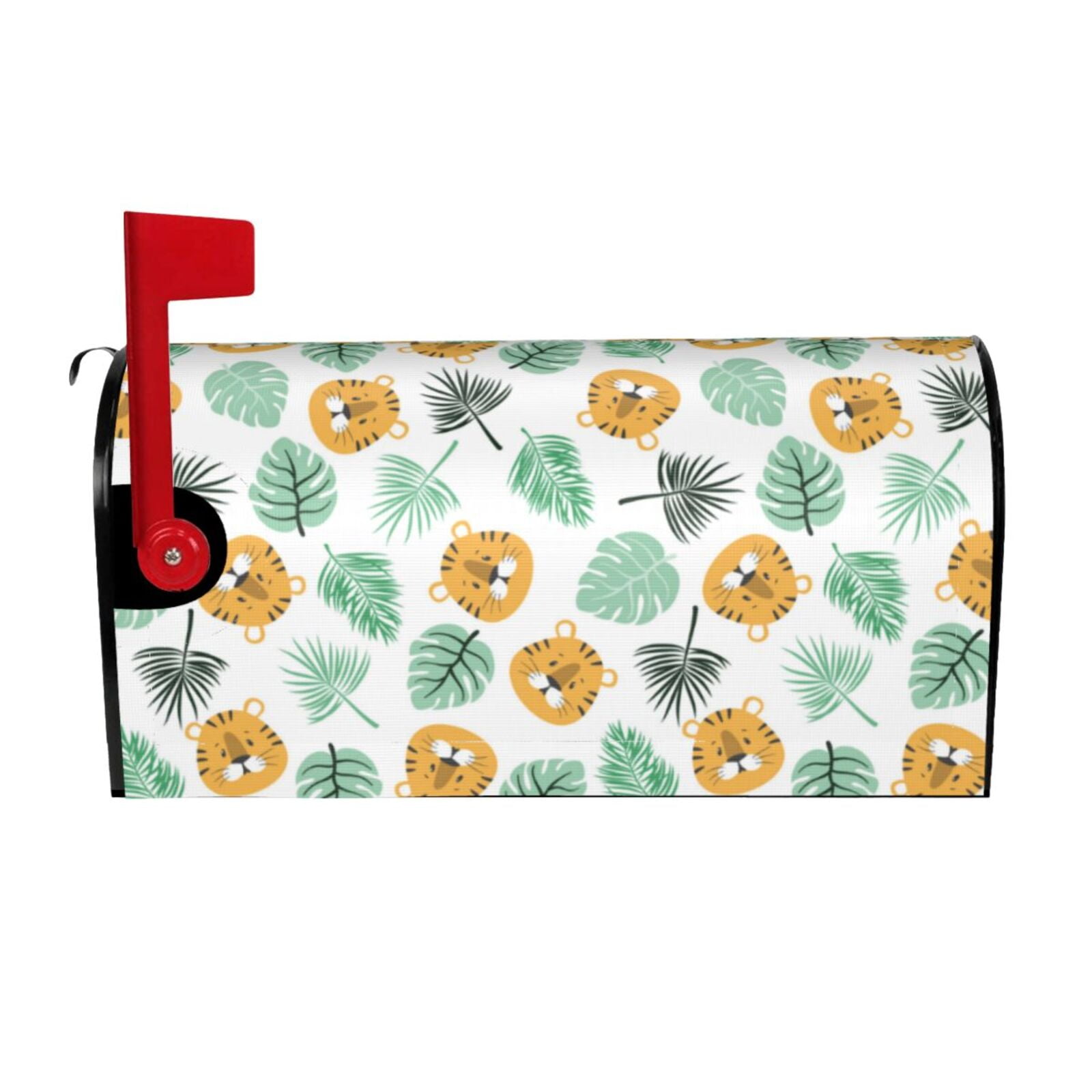 Mailbox Covers Tiger leaves Waterproof mail Box Covers, Magnetic ...