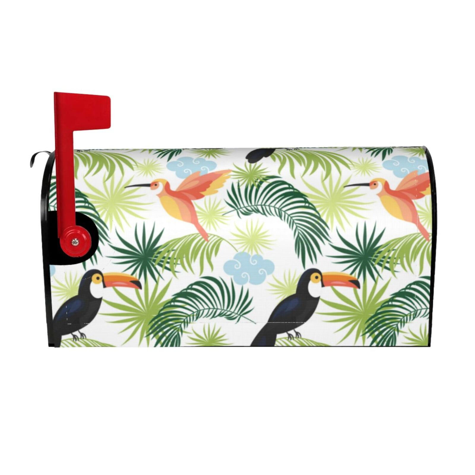 Mailbox Covers, Toucan and Hummingbird Welcome Cute Mailbox Cover ...