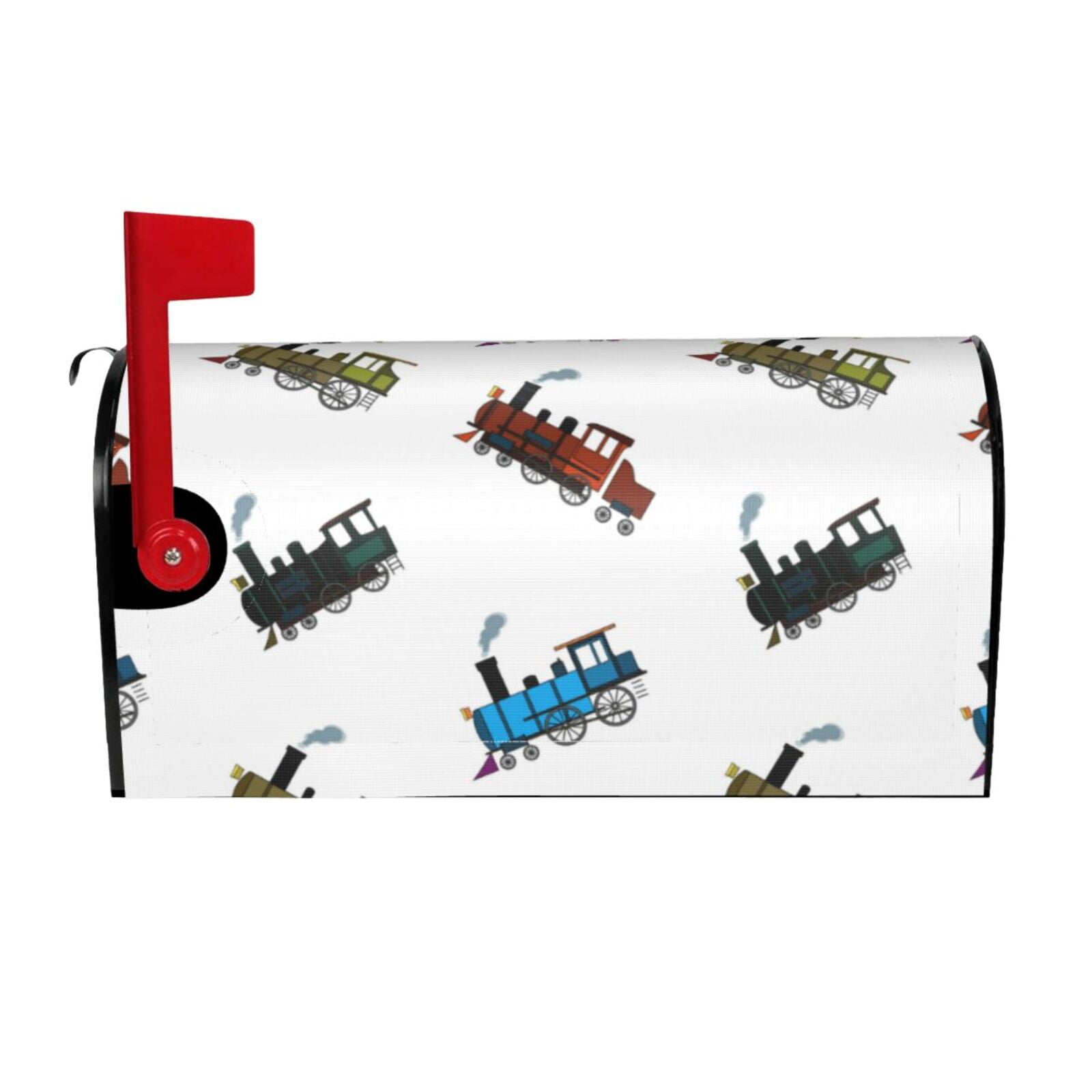 Mailbox Covers, Train Pattern colorful Welcome Cute Mailbox Cover ...
