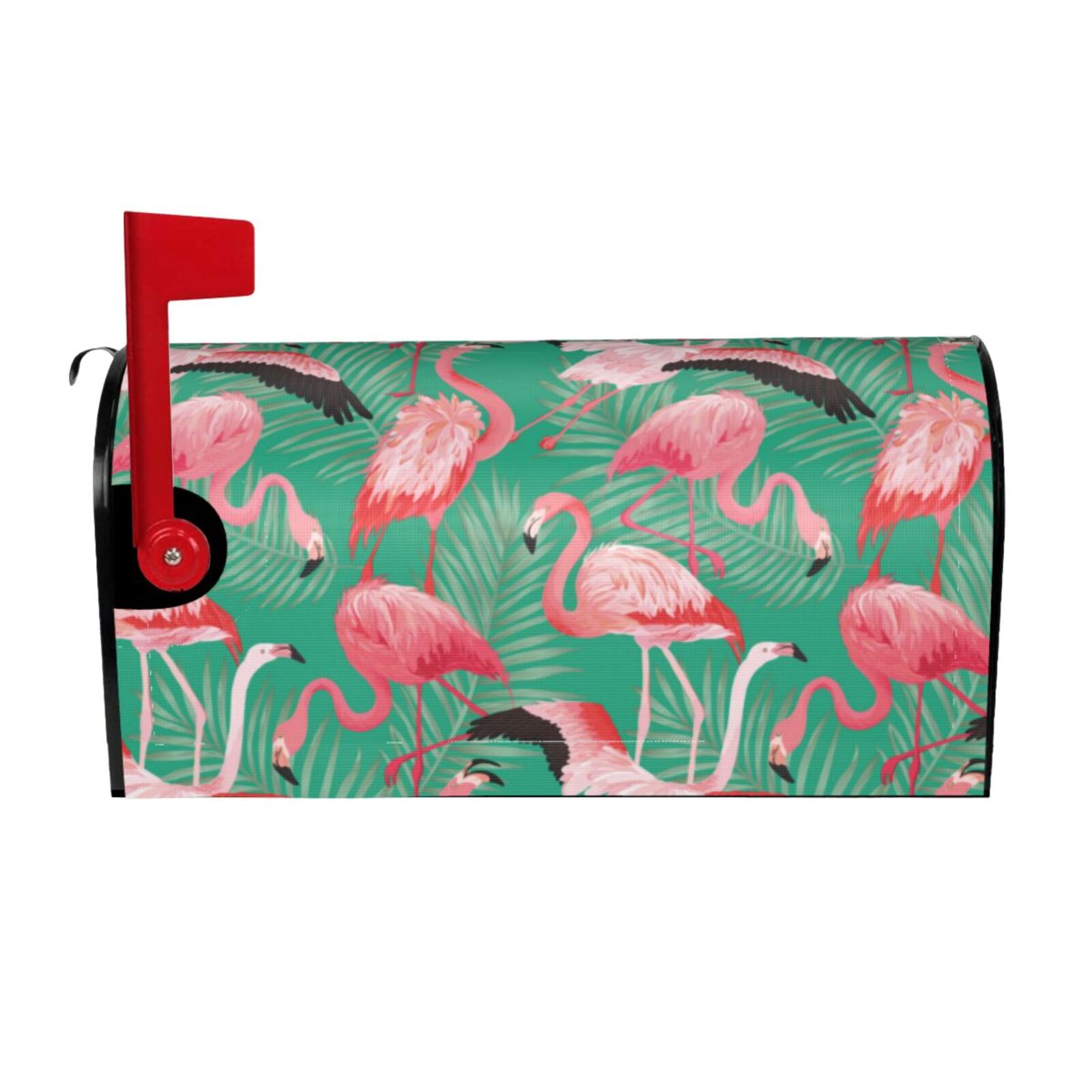 Mailbox Covers, Tropical Flamingo A Welcome Cute Mailbox Cover Magnetic ...