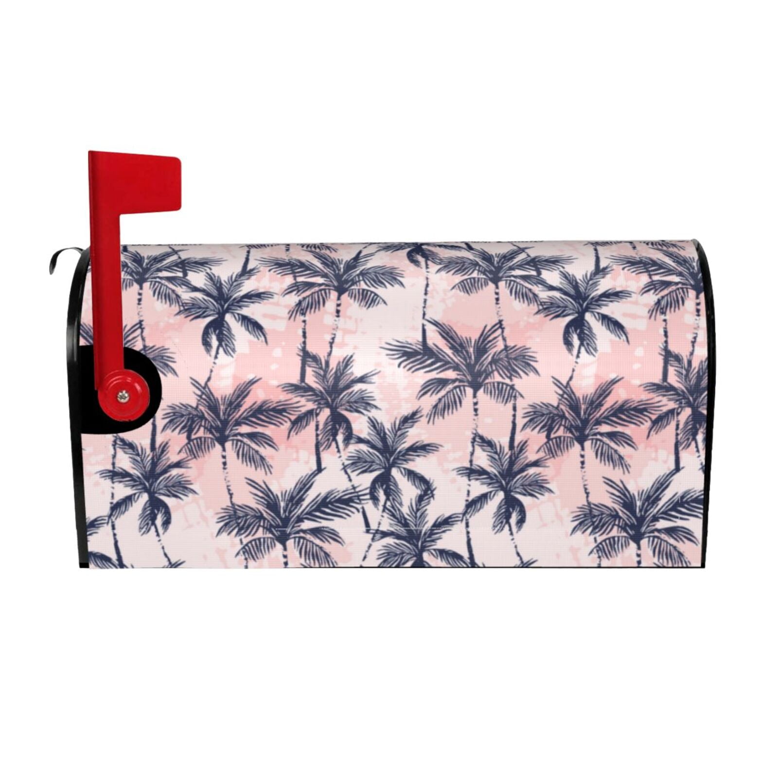 Mailbox Covers, Tropics Palm Trees Welcome Cute Mailbox Cover Magnetic ...