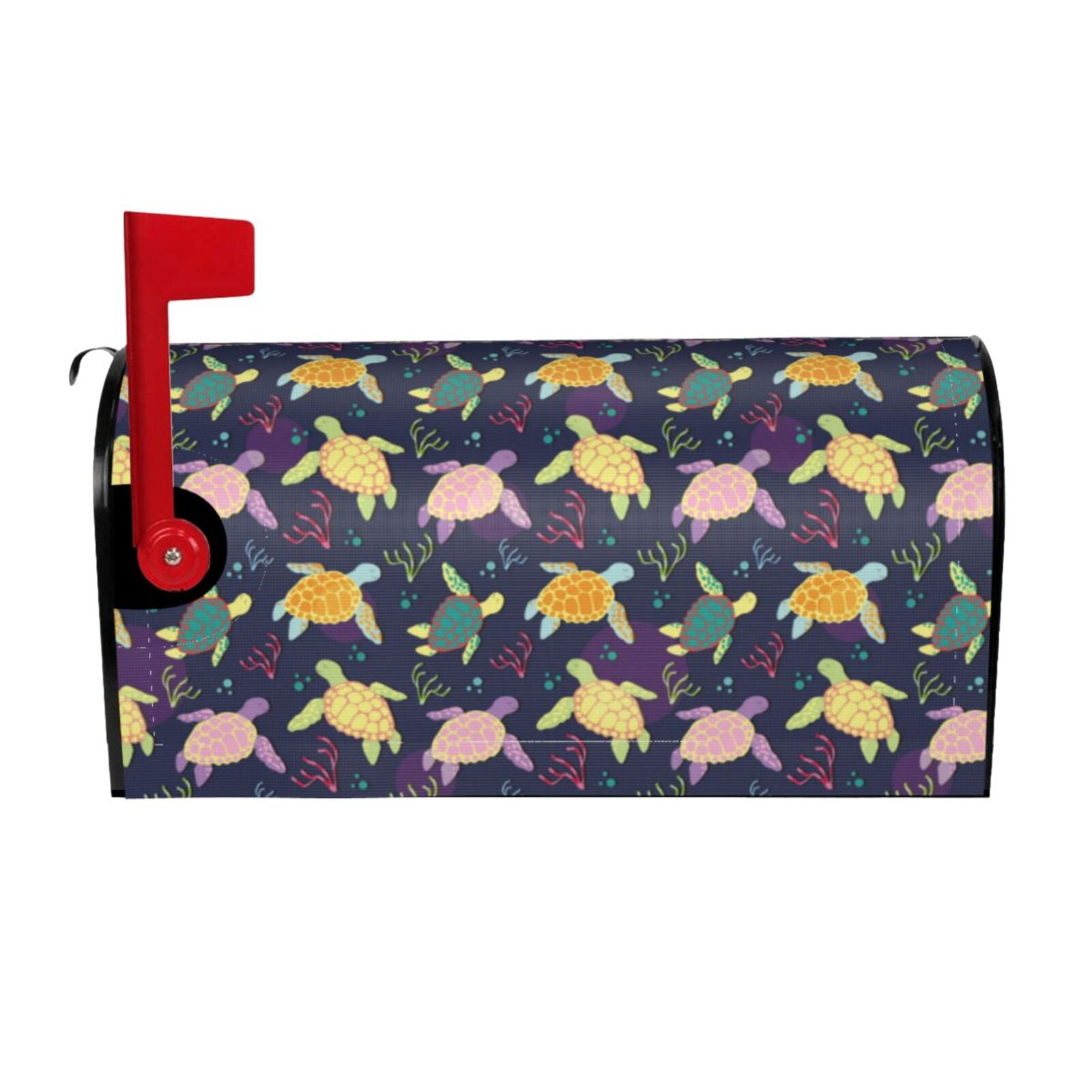 Mailbox Covers Turtle print A Waterproof mail Box Covers, Magnetic ...