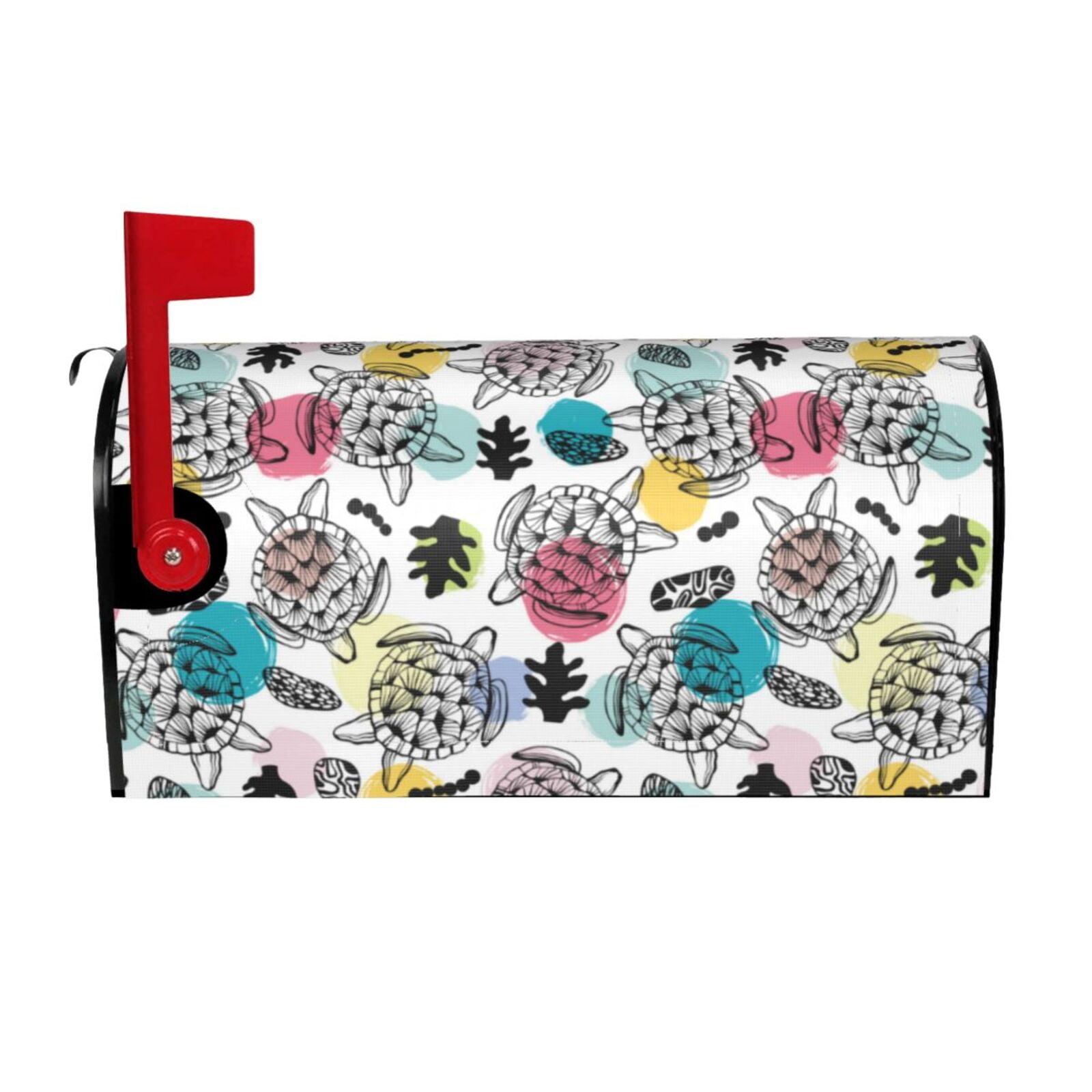 Mailbox Covers, Turtle print D Welcome Cute Mailbox Cover Magnetic ...